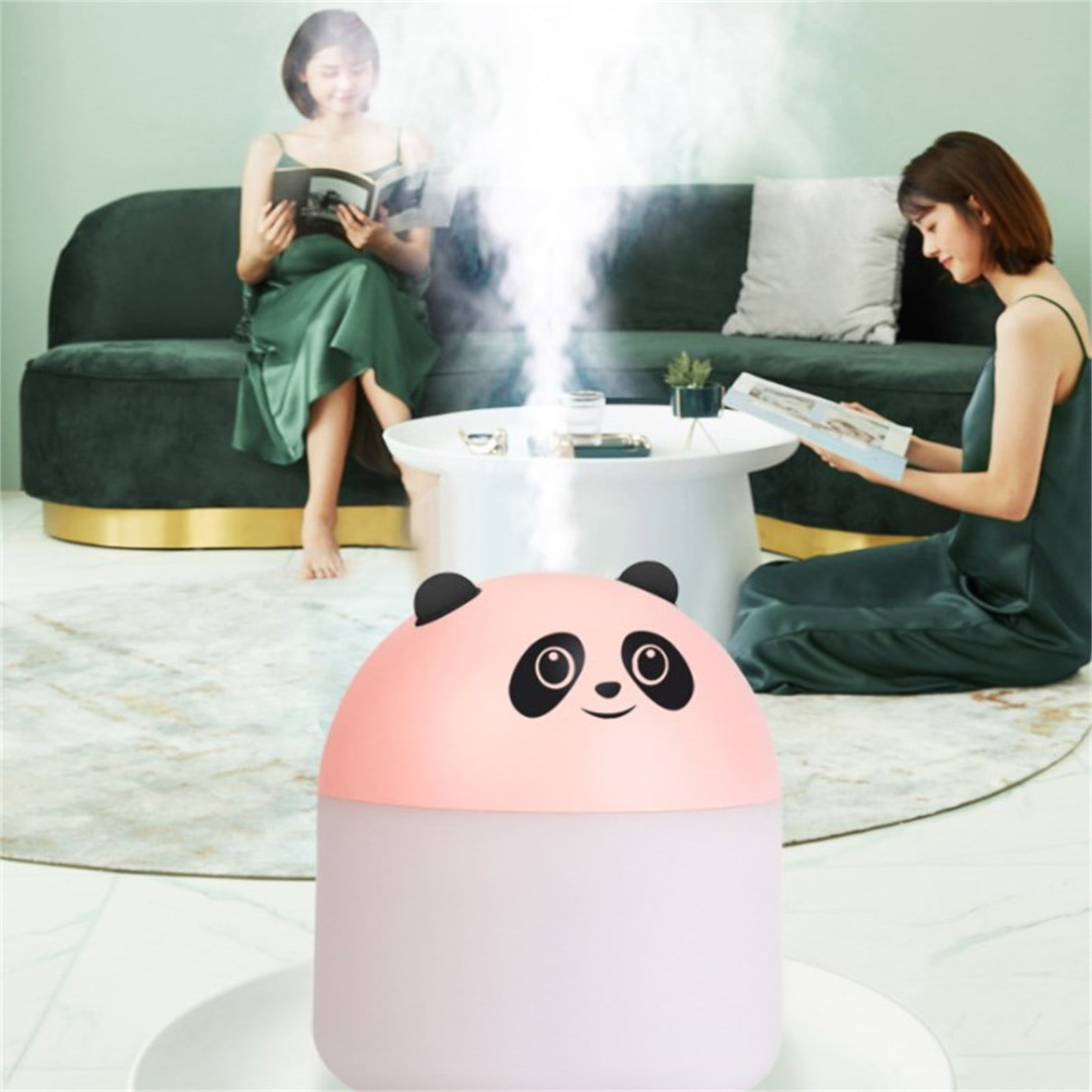 XDDST Panda Humidifiers For Bedroom Steam Inhaler Humidifier For ...