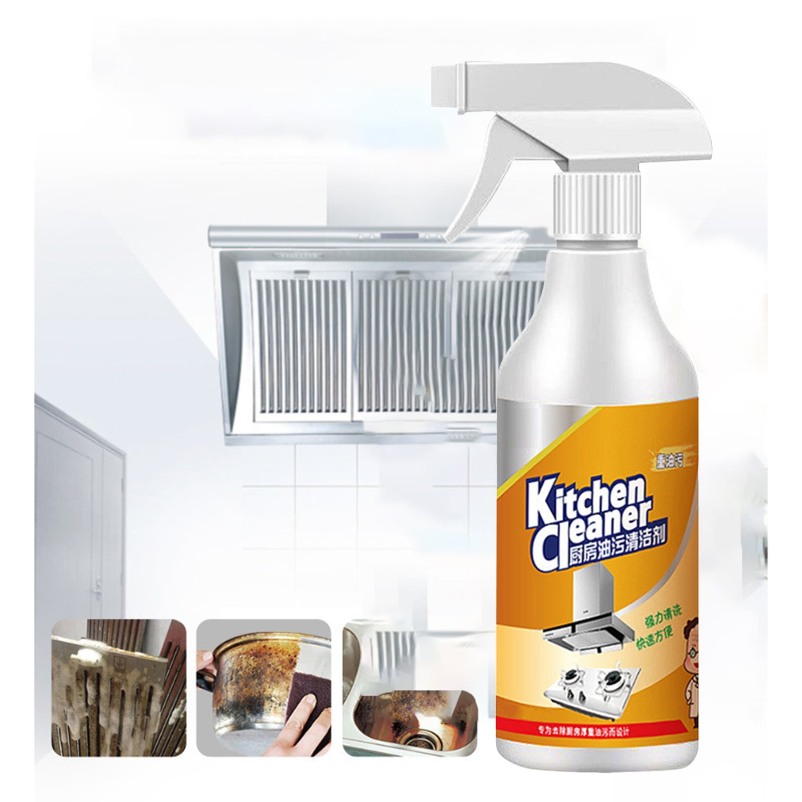 XDDST All Purpose Kitchen Pots and Pan Cleaner Cooktop Cleaning Spray ...
