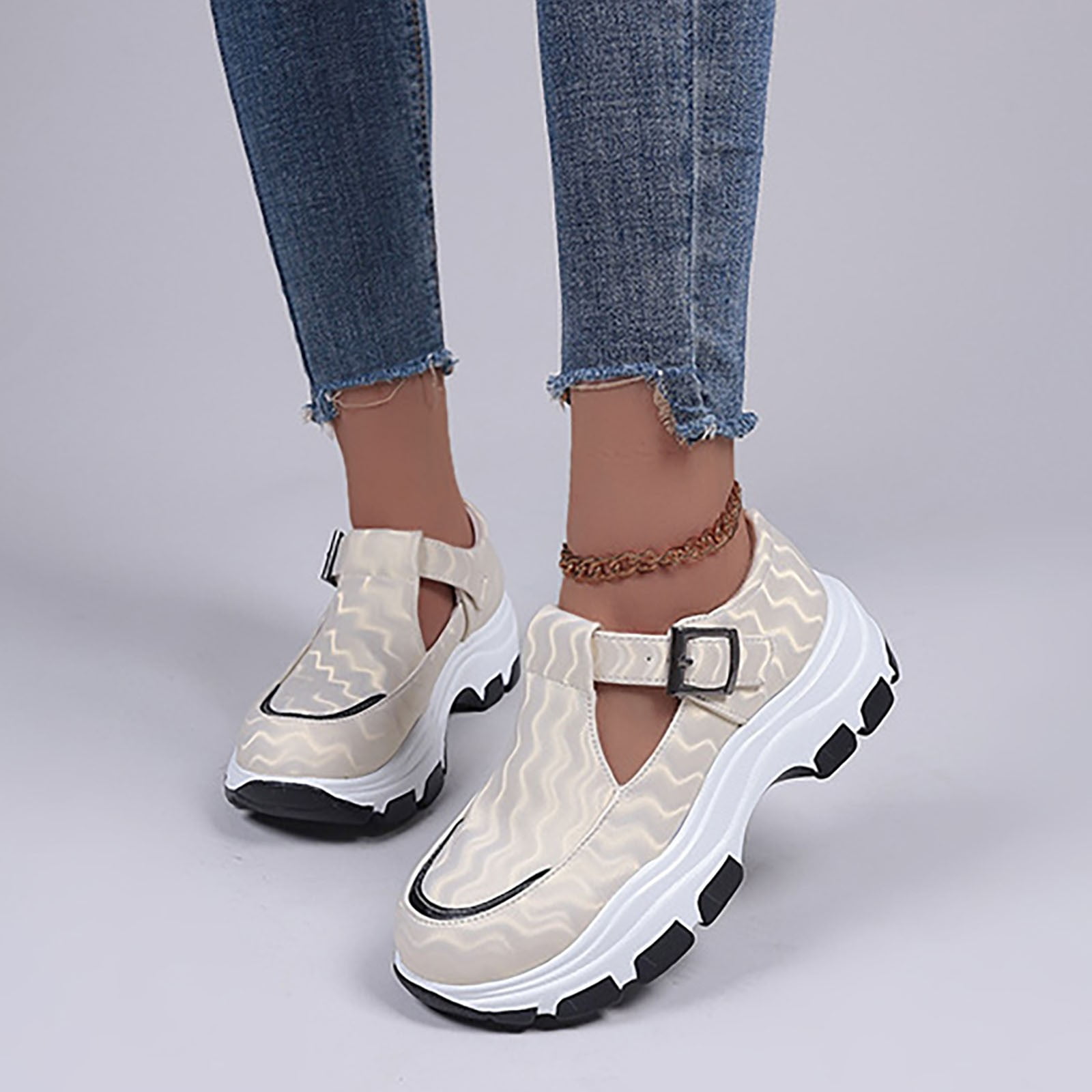 XDDST Sandals for Women 2025 Womens New Shoes Closed Toe Sandals Women ...