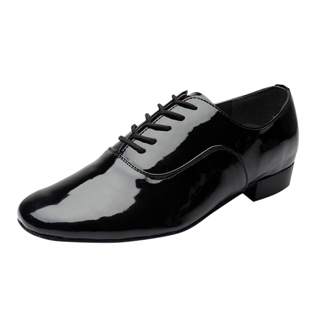 XDDST Shoes for Men Fashion Men's Solid Lace Up Rumba Waltz Prom ...
