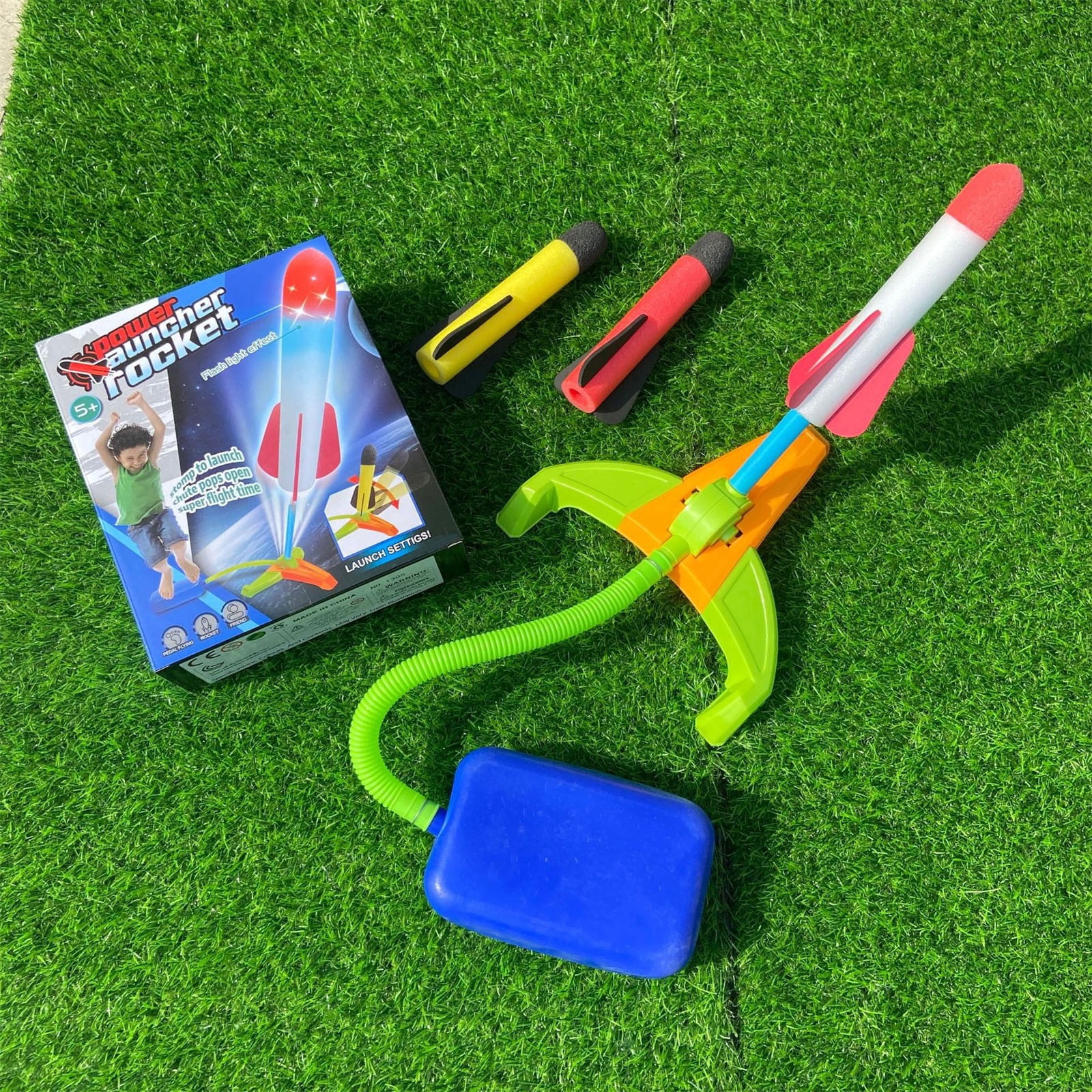 XDDST Toy Rocket Launcher for Kids Children's Feet Can Rocket Launchers ...