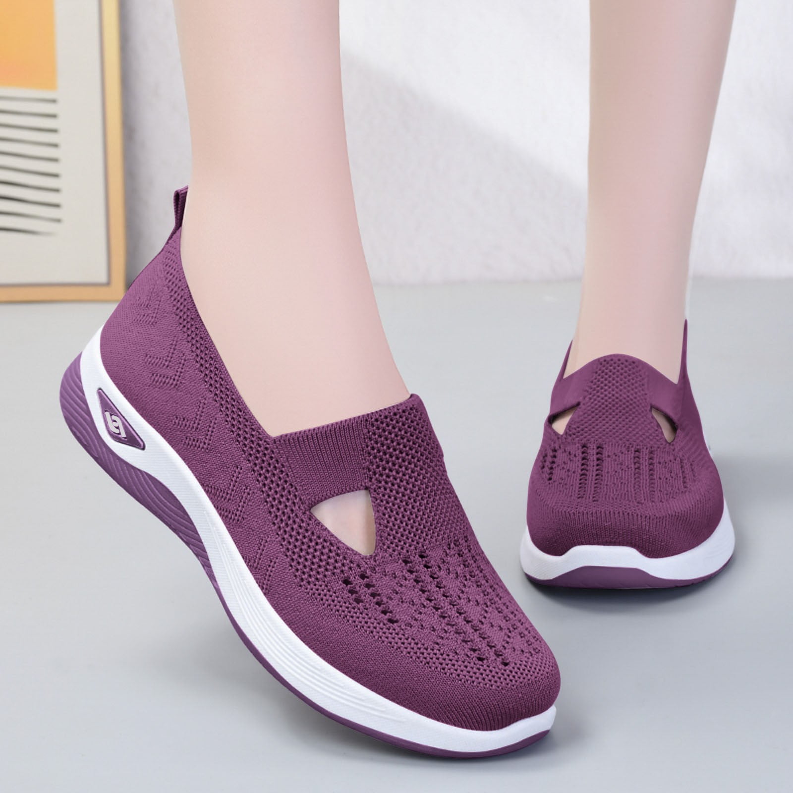 XDDST Women Casual Shoes Flat Women's Summer Fashion Mesh Breathable ...