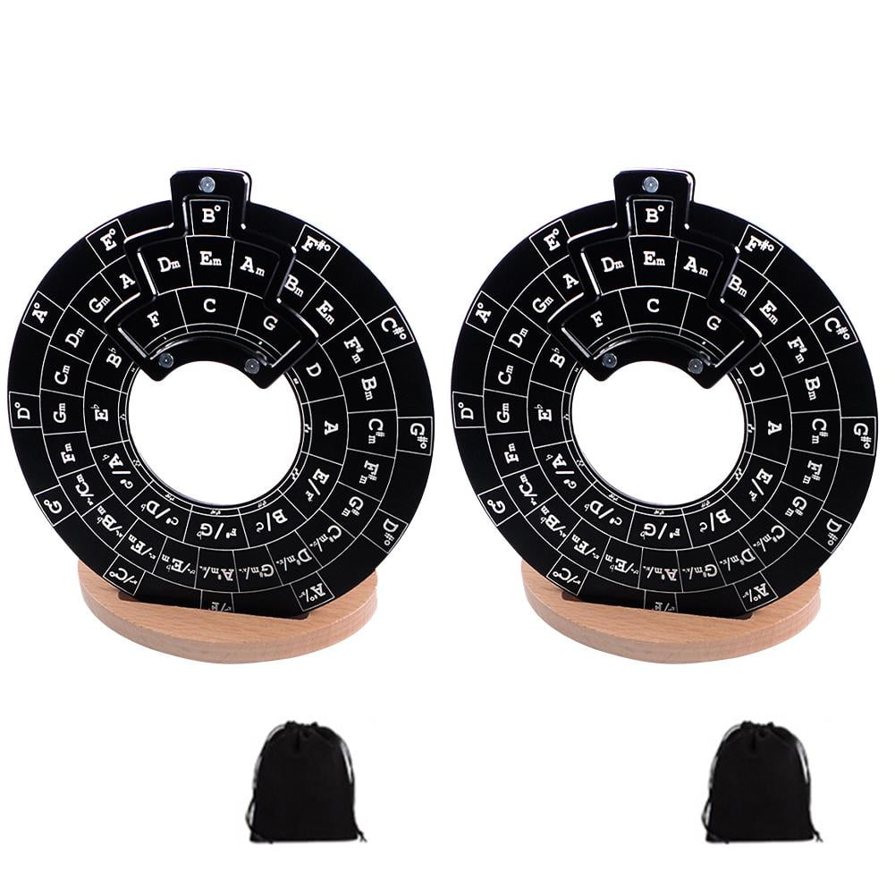 XDGJTBFMY Circle of Fifths Wheel Metal Melody Tool Chord Wheel with ...