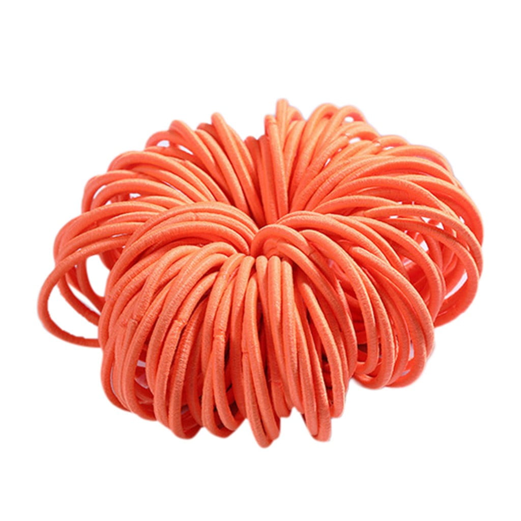 XDIAHBPL Turbans For Women 1 Pieces Of 3 cm Nylon Non-Harm Hair Rubber ...