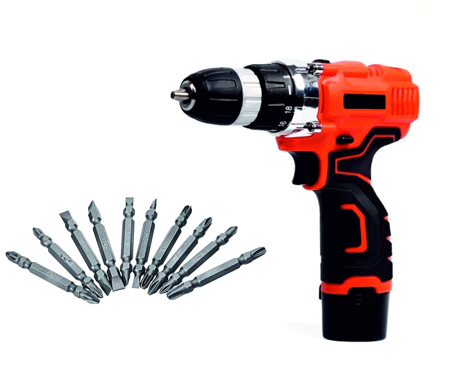 XDLB MultiFunction Drill Plastic Cordless Drill Screw Driver 10mm with ...