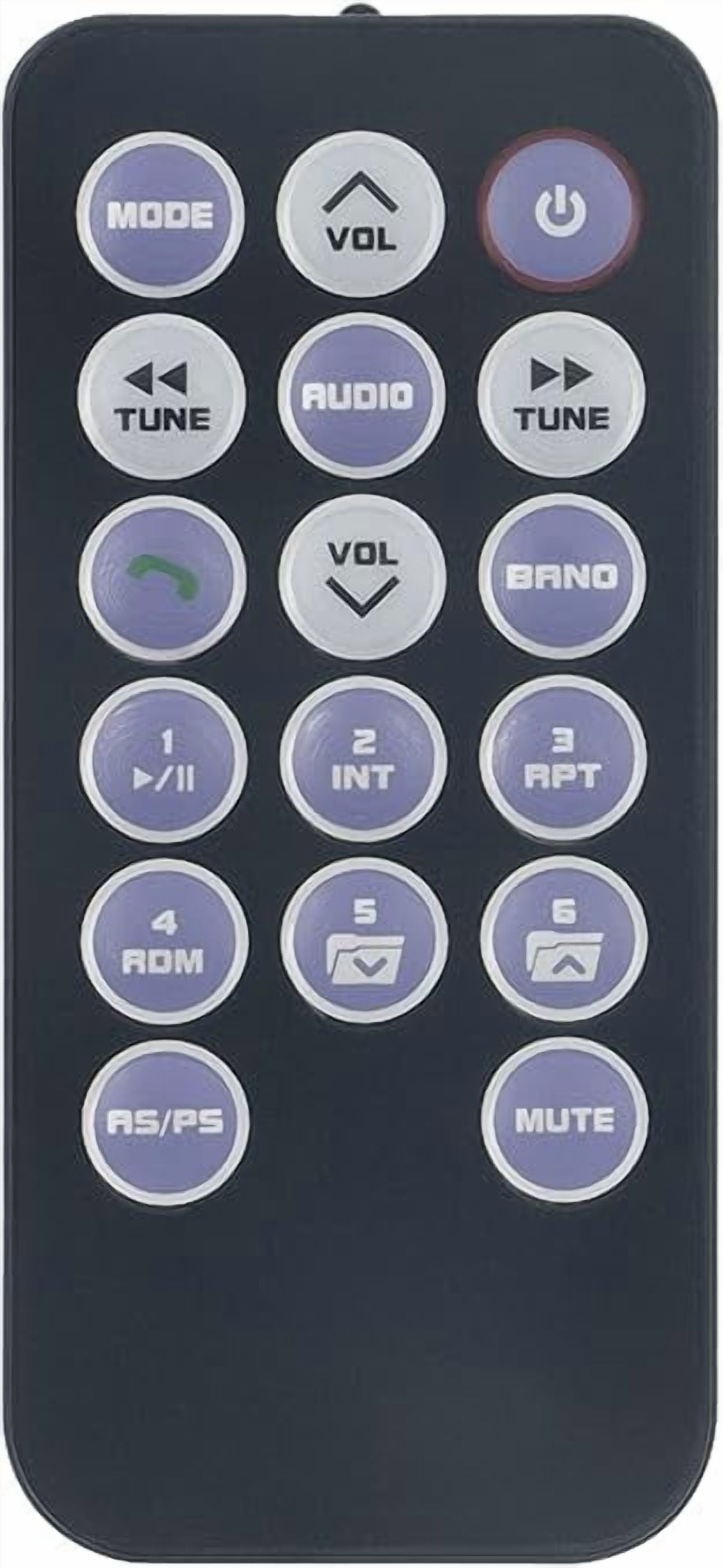 XDM16BT Replaced Remote fit for Dual AM/FM Stereo Receiver MGH250BT ...