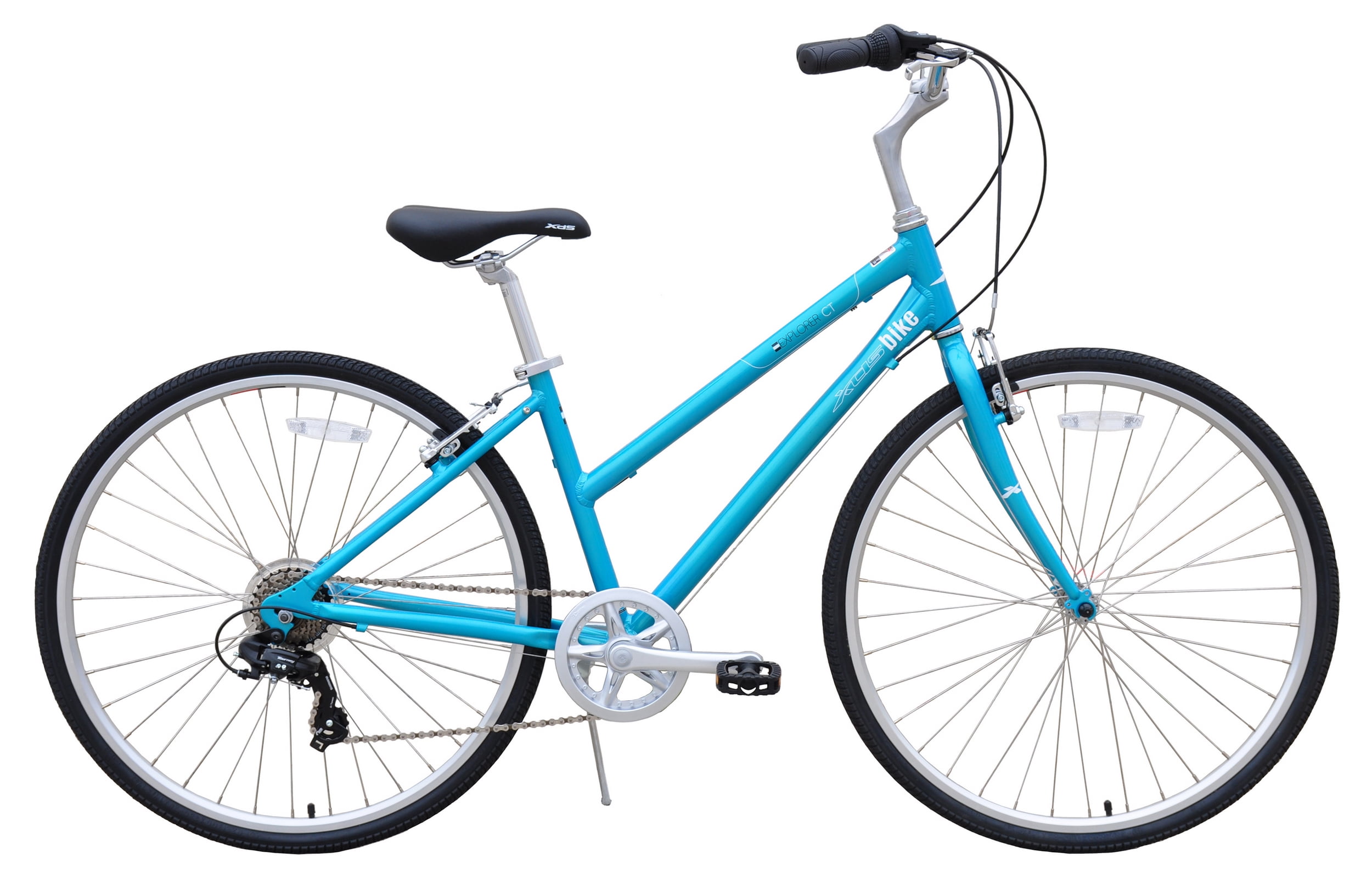 XDS Women's Explorer CT 700C Hybrid City Commuter Bike, Aluminum Frame ...