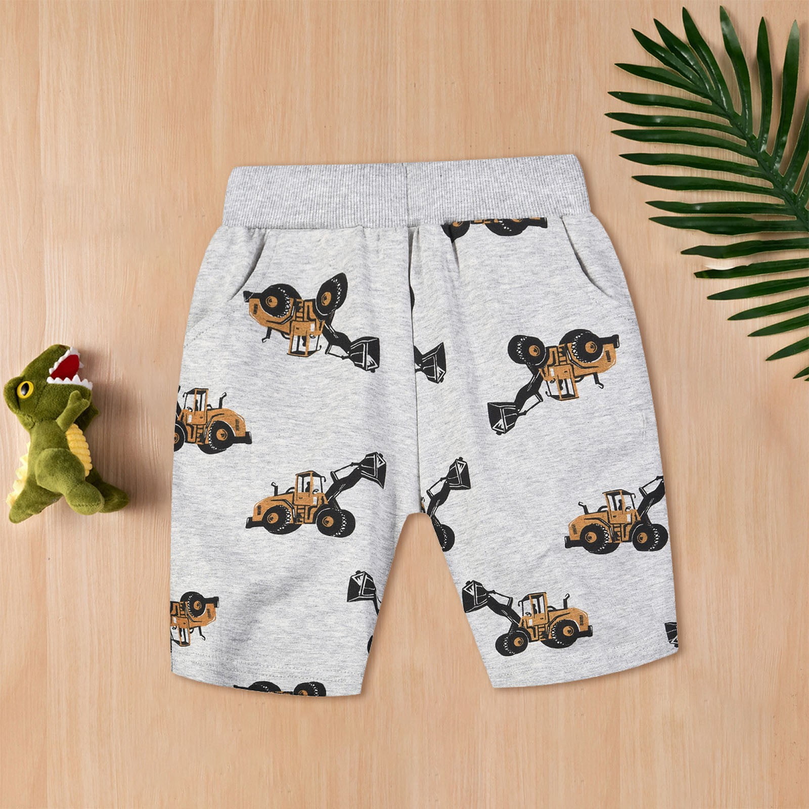 XDZJLR Boys Shorts Cartoon Slacks Dinosaur Pattern Summer Children's ...