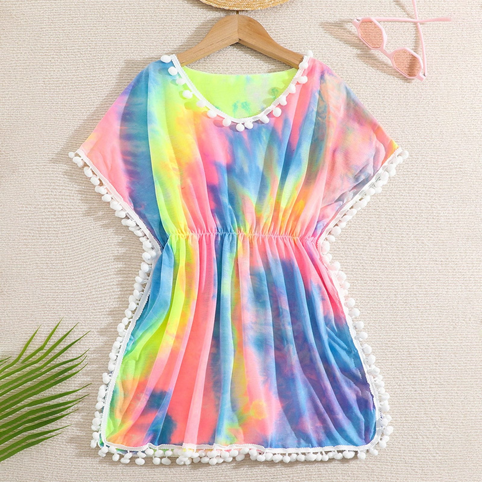 XDZJLR Girls Bathing Suit Cuhk Children's Women's Beach Holiday Smock ...