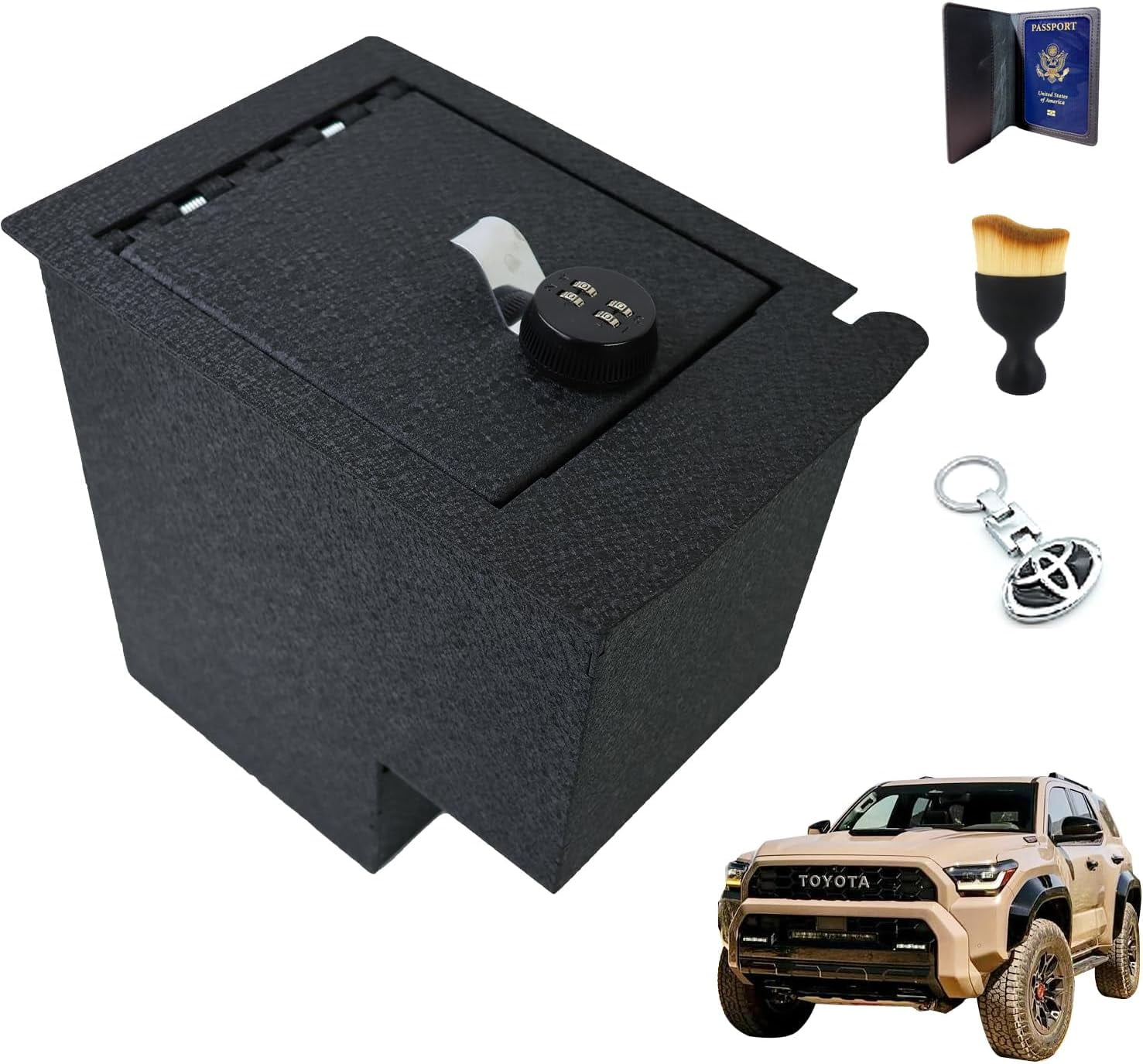 XDeer Automotive Center Console Gun Safe, Compatible with Toyota ...
