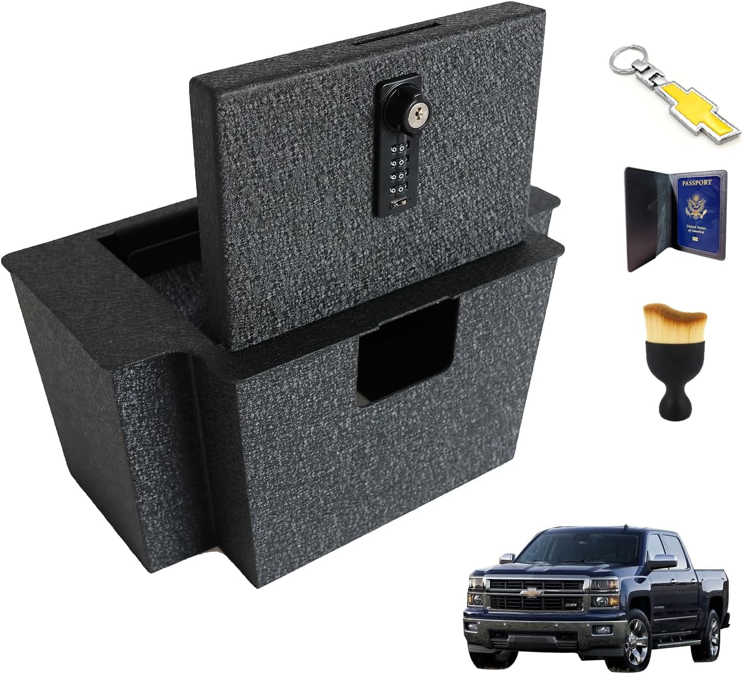 XDeer Automotive Center Consoles Hundgun, Safe for car Compatiblewith ...