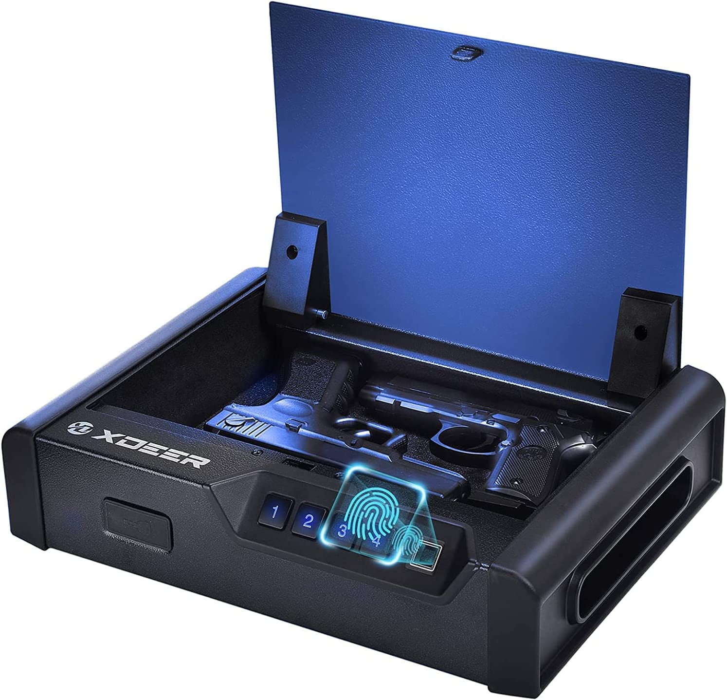 XDeer Biometric Gun Safes, Quick Access, DOJ Certified, Upgraded ...
