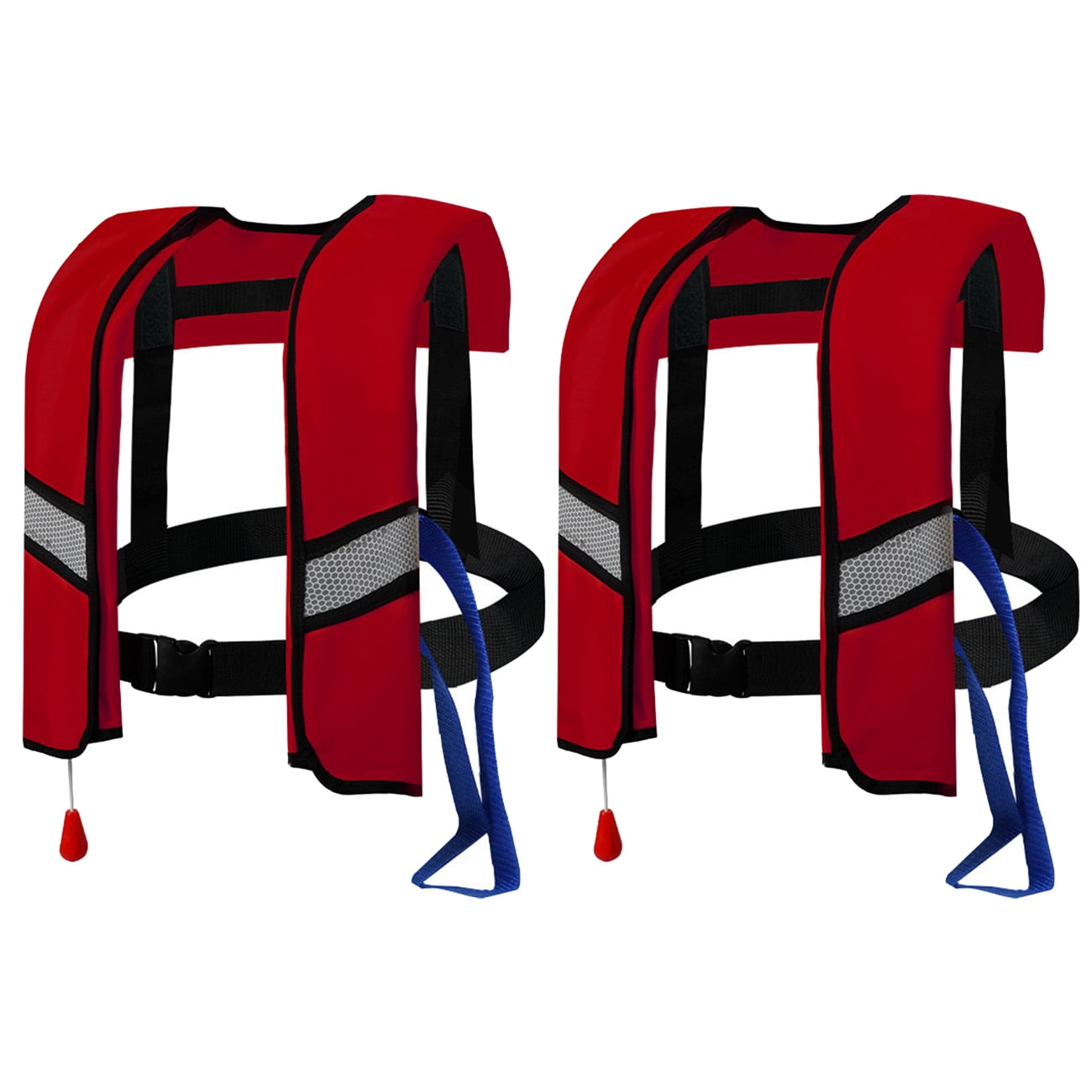 XDovet 2 Pack Automatic Inflating Life Jacket with Whistle, Adult Life ...