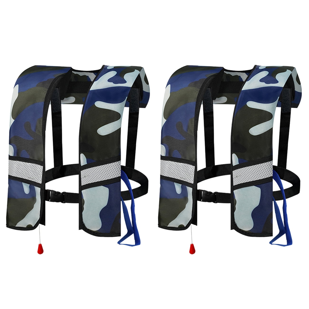 XDovet 2 Pack Automatic Inflating Life Jacket with Whistle, Adult Life ...