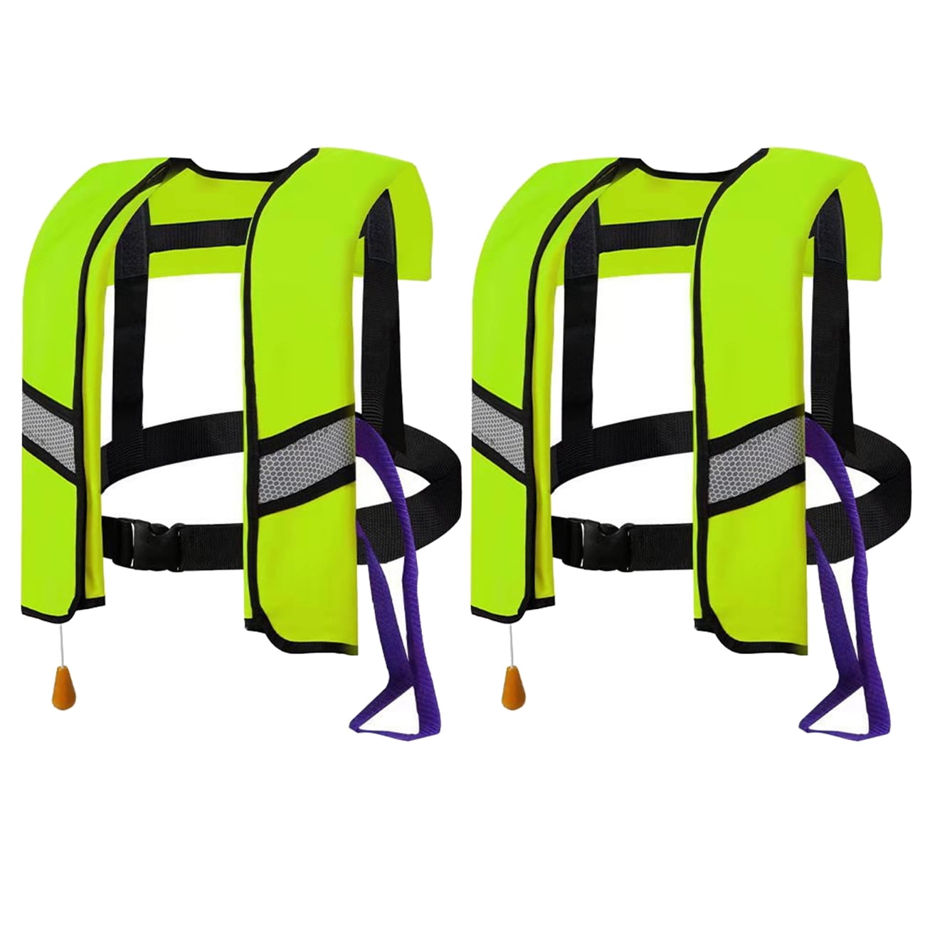 XDovet 2 Pack Automatic Inflating Life Jacket with Whistle, Adult Life ...