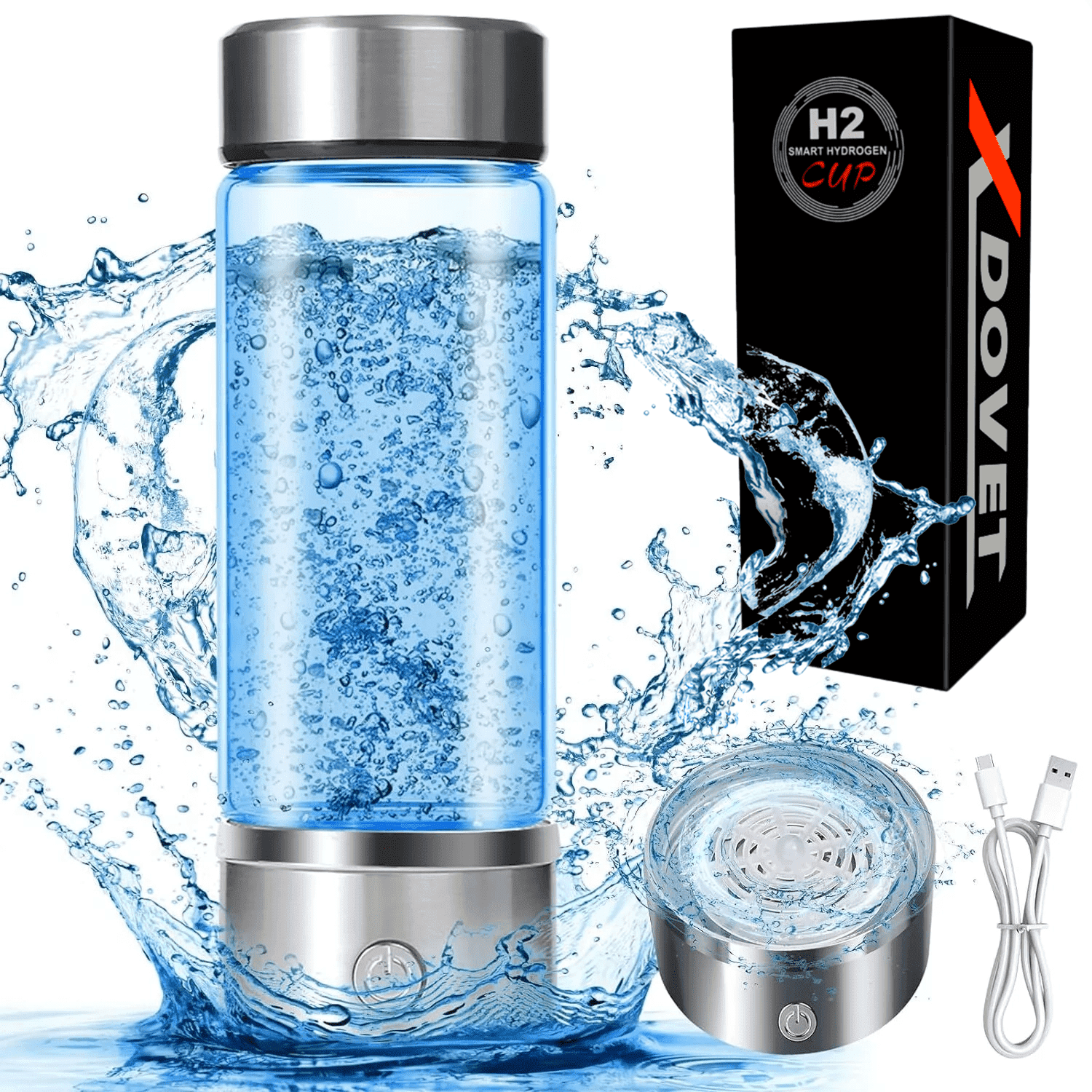 Portable Hydrogen Water Generator, Alkaline Maker, Rechargeable Ionizer ...