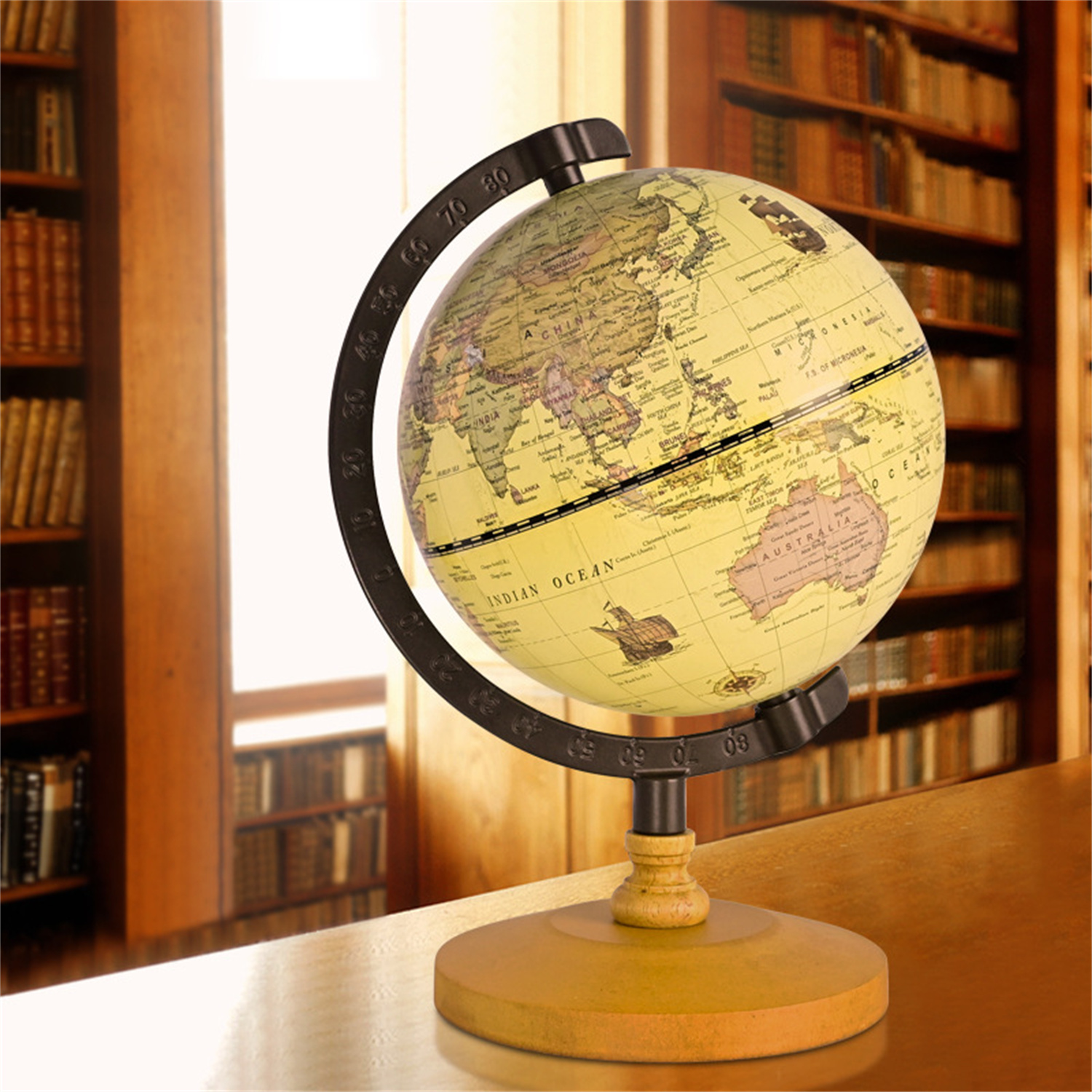 XDovet Illuminated Globe for Kids,World Globe with stand,Vintage World ...