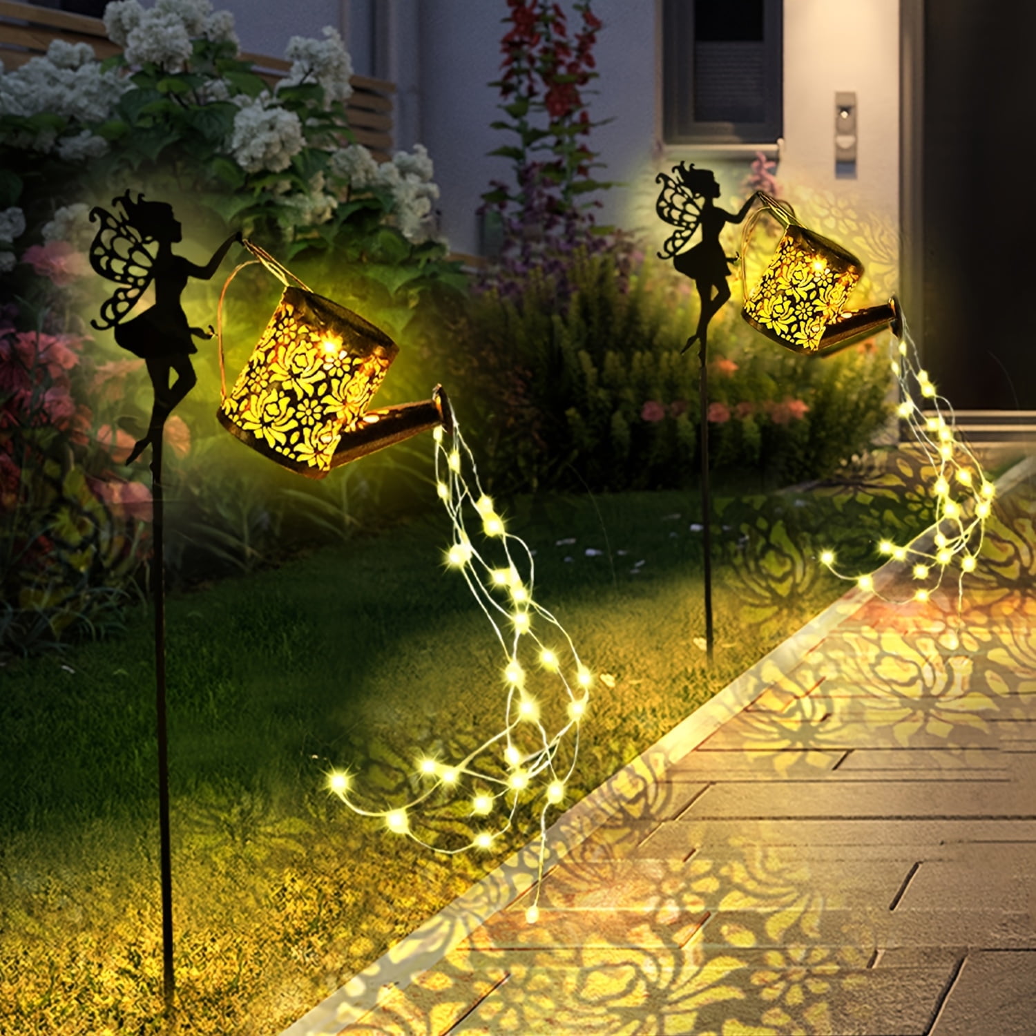 XDovet Garden Waterproof Solar Watering can Decorative Lights, Suitable ...