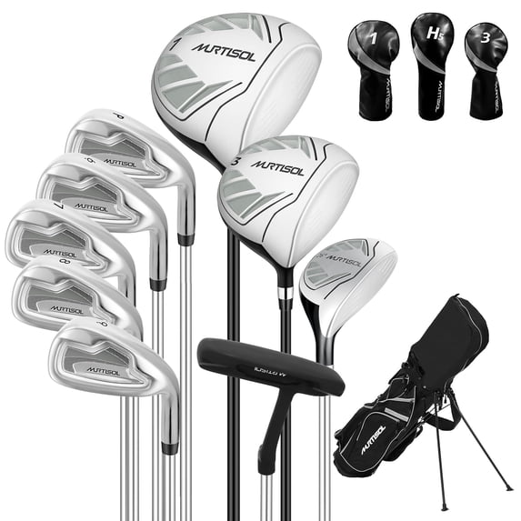 XDriveMax 10 Pieces Complete Mens Golf Club Set ,Right Handded with ...