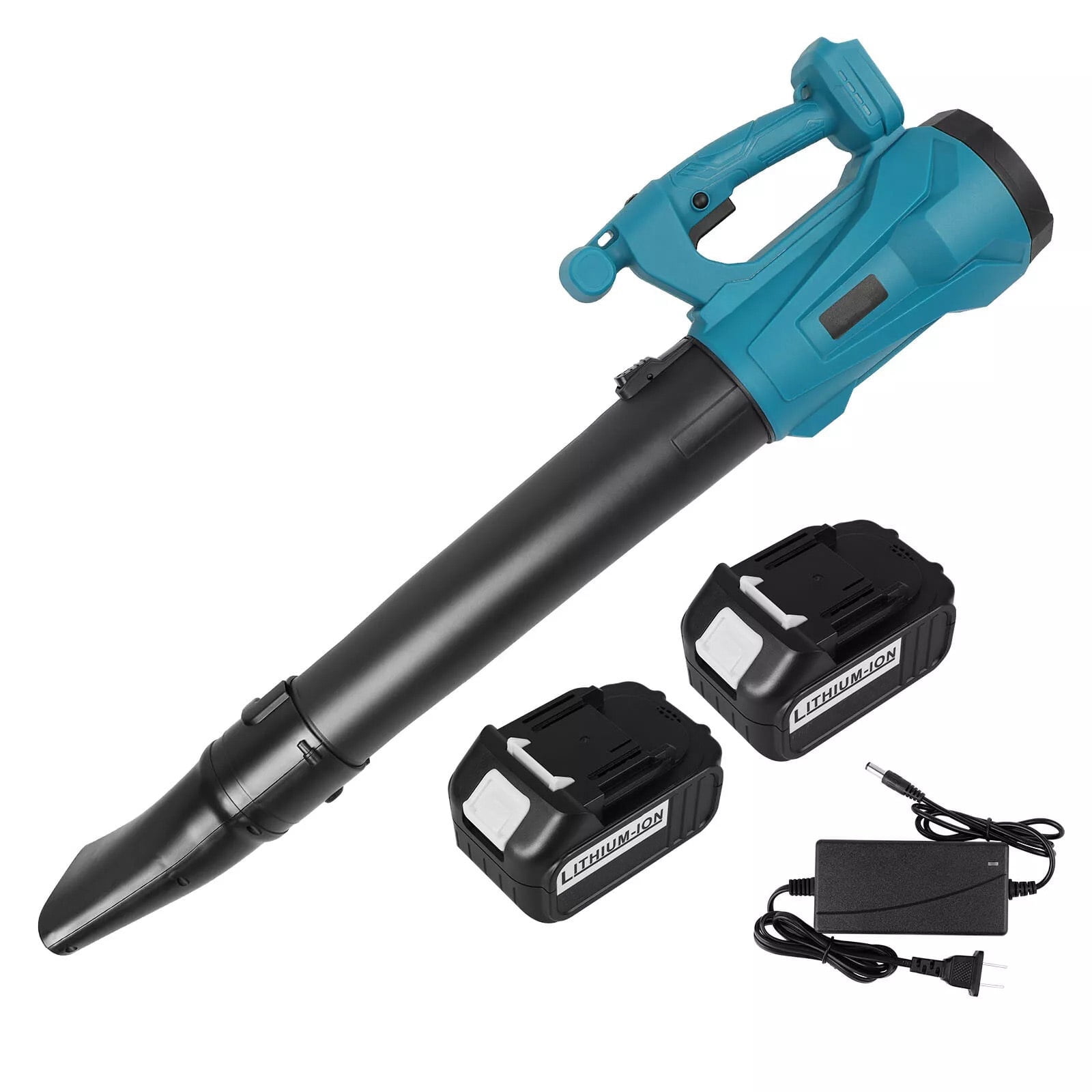 XEENSO 18V Cordless Leaf Blower with 6 Adjustable Speeds, 5.0Ah Battery ...