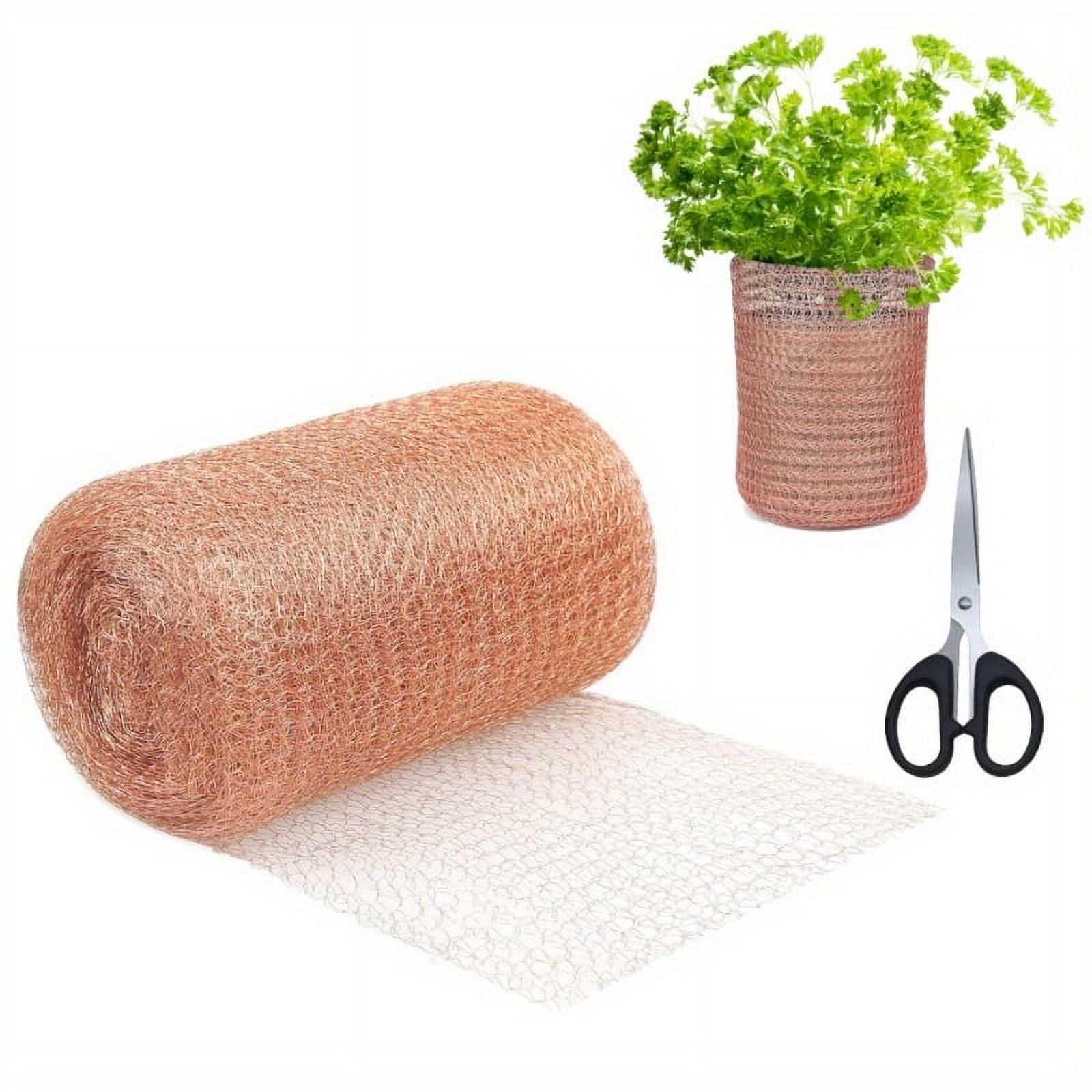 XEEZ 393.7inch Pure Copper Mesh Rodent & Insect Barrier with Scissors ...