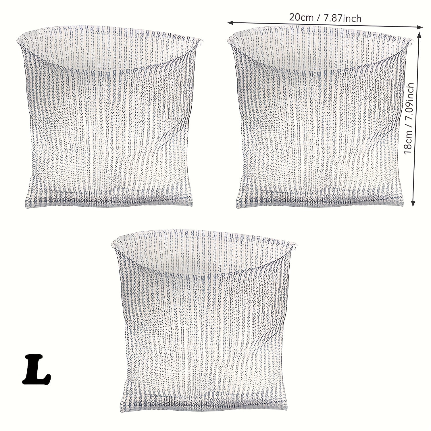 XEEZ 6-Pack Round Metal Wire Basket for Root Protection, Ground Rodent ...