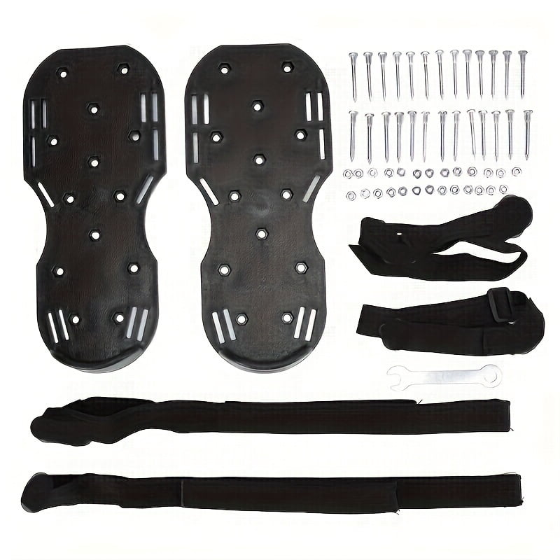 XEEZ [Heavy-Duty Lawn Aerator Shoes] Heavy-Duty Metal Spike Lawn ...