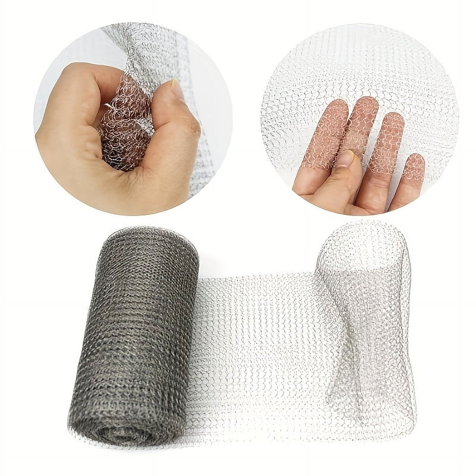 XEEZ Iron Mesh, Copper Mesh Pest Control Net Set - Each Set 3 Meters/9. ...
