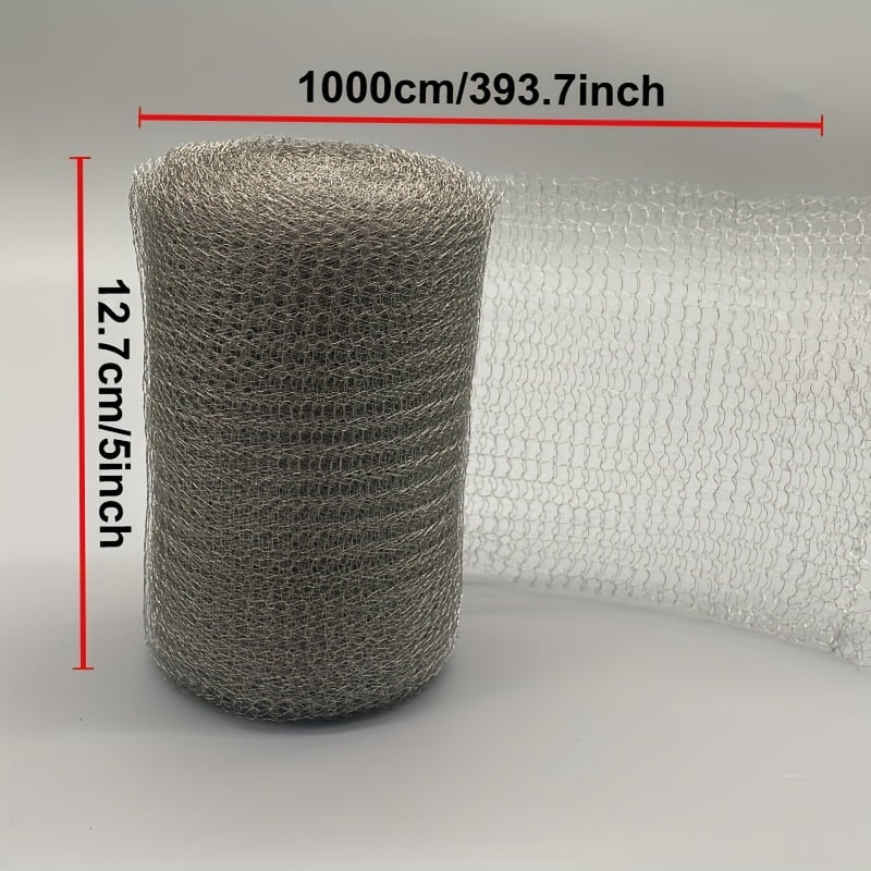 XEEZ Stainless Steel Knitted Wire Mesh - 304 Distillation Gas-Liquid ...