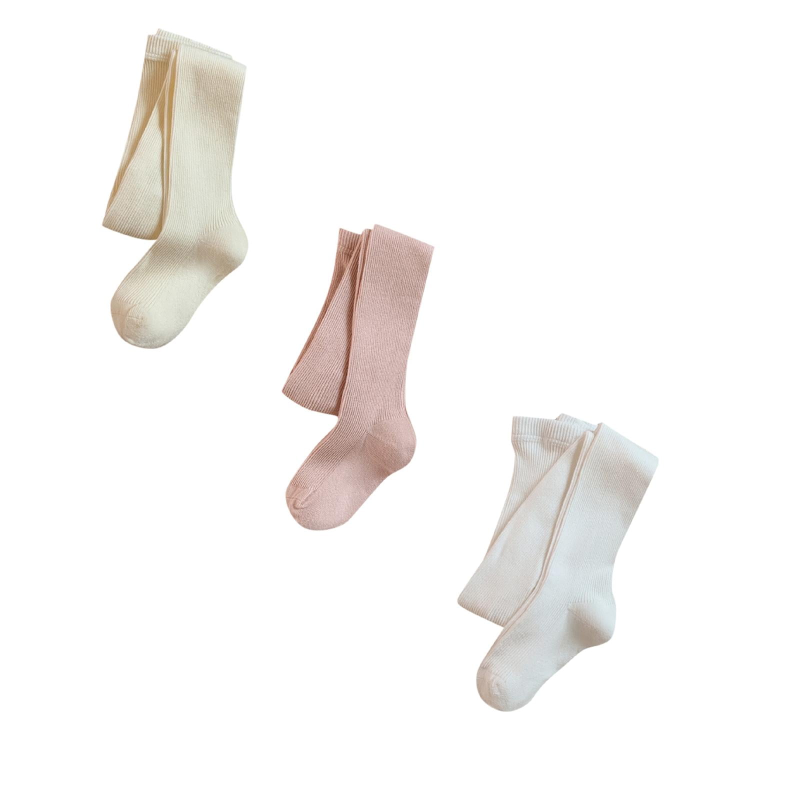 XEGLSBU 3 pack Girls Socks Ankle 10-12 Years Old Girls Tights Knit ...