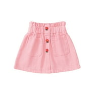 Wonder Nation Girls Denim Skirt, Sizes 4-18 & Plus - Walmart.com