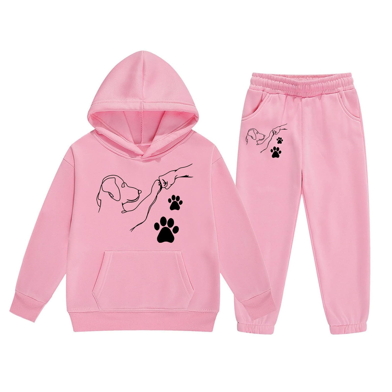 XEGLSBU Fall Outfits for Girls 10-12 Denim Girls Casual Hooded ...