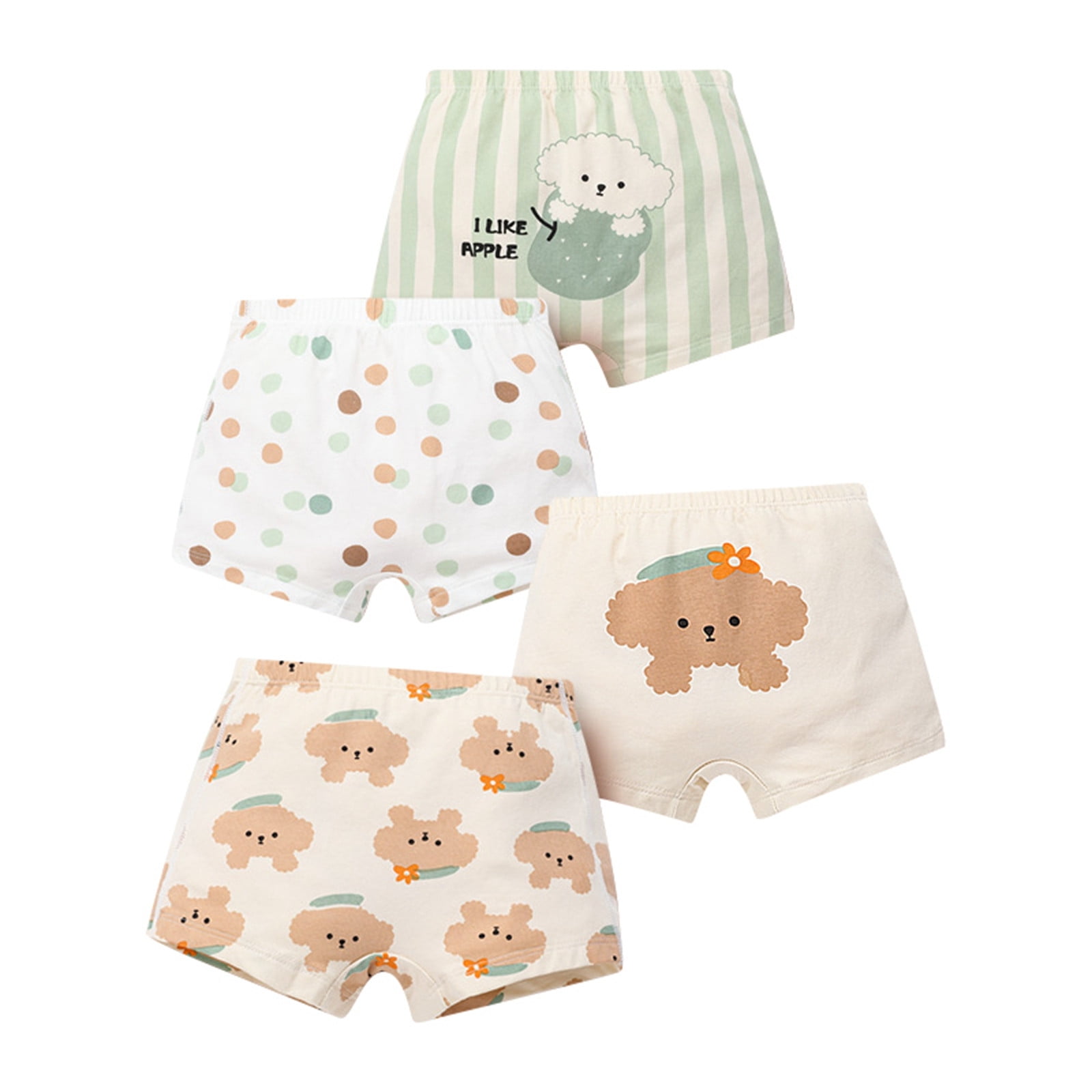 XEGLSBU Kids Toddler Baby Boys Underwear Cartoon Cute Briefs Shorts ...