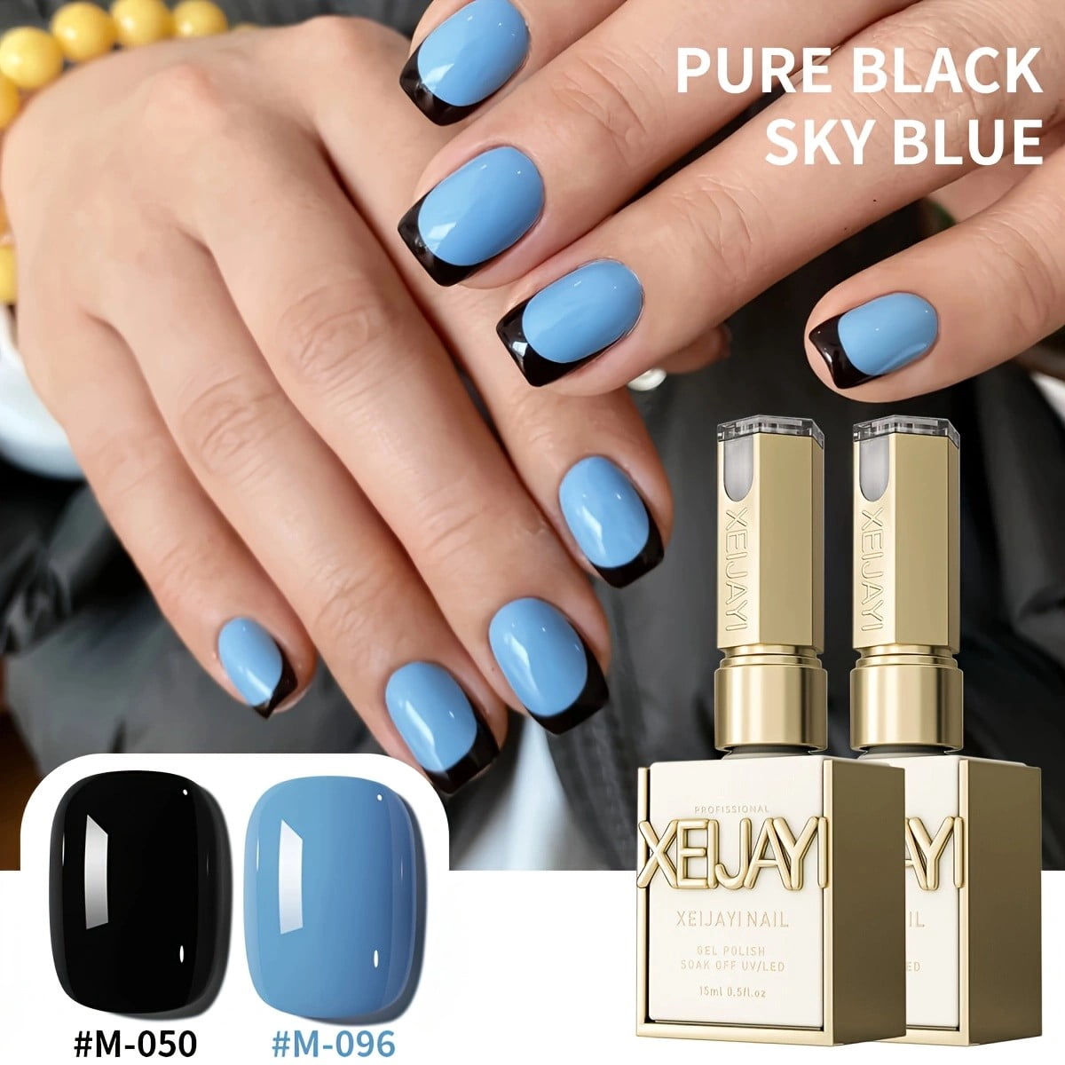 XEIJAYI 15ml 8Colors Set Gel Polish - Reflective Shimmer Nail Art With ...