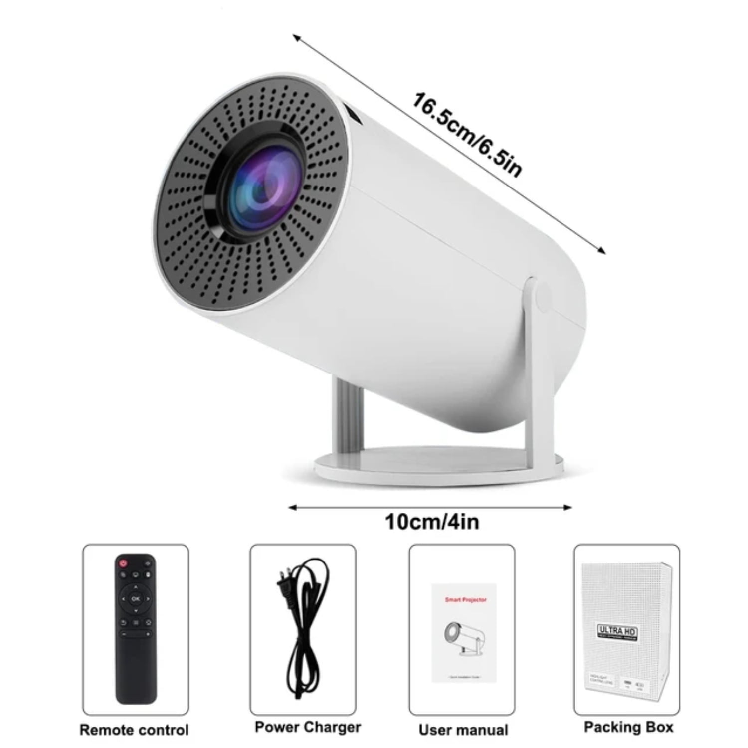 XEJEANG Y300 hy-upgrade Projector Android 720P 1g+8g 4K Projetor 5G Wifi 200Ansi Cinema Upgrade ...