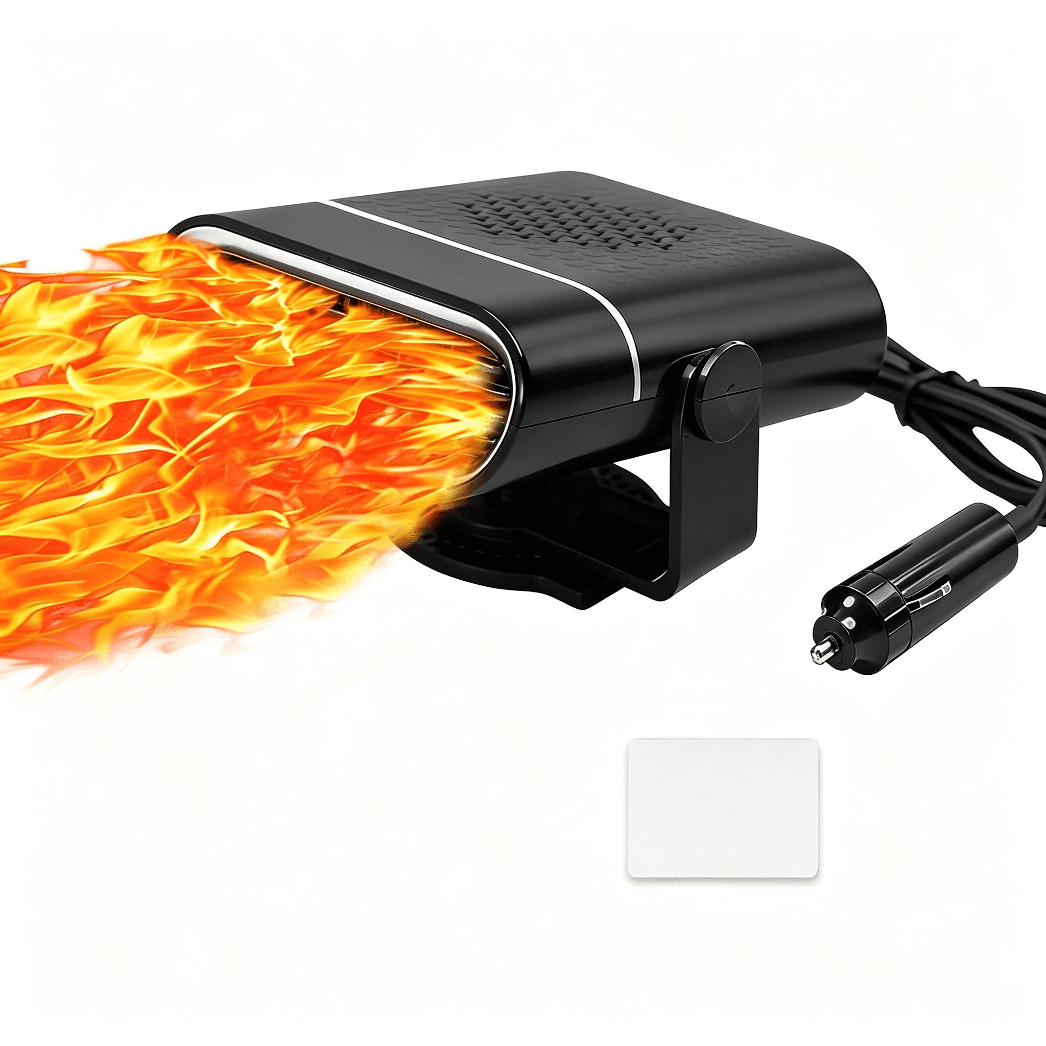 XENAKY Car Heater 12V 150W,2-In-1 Defroster and Cooler Fan with 360 ...