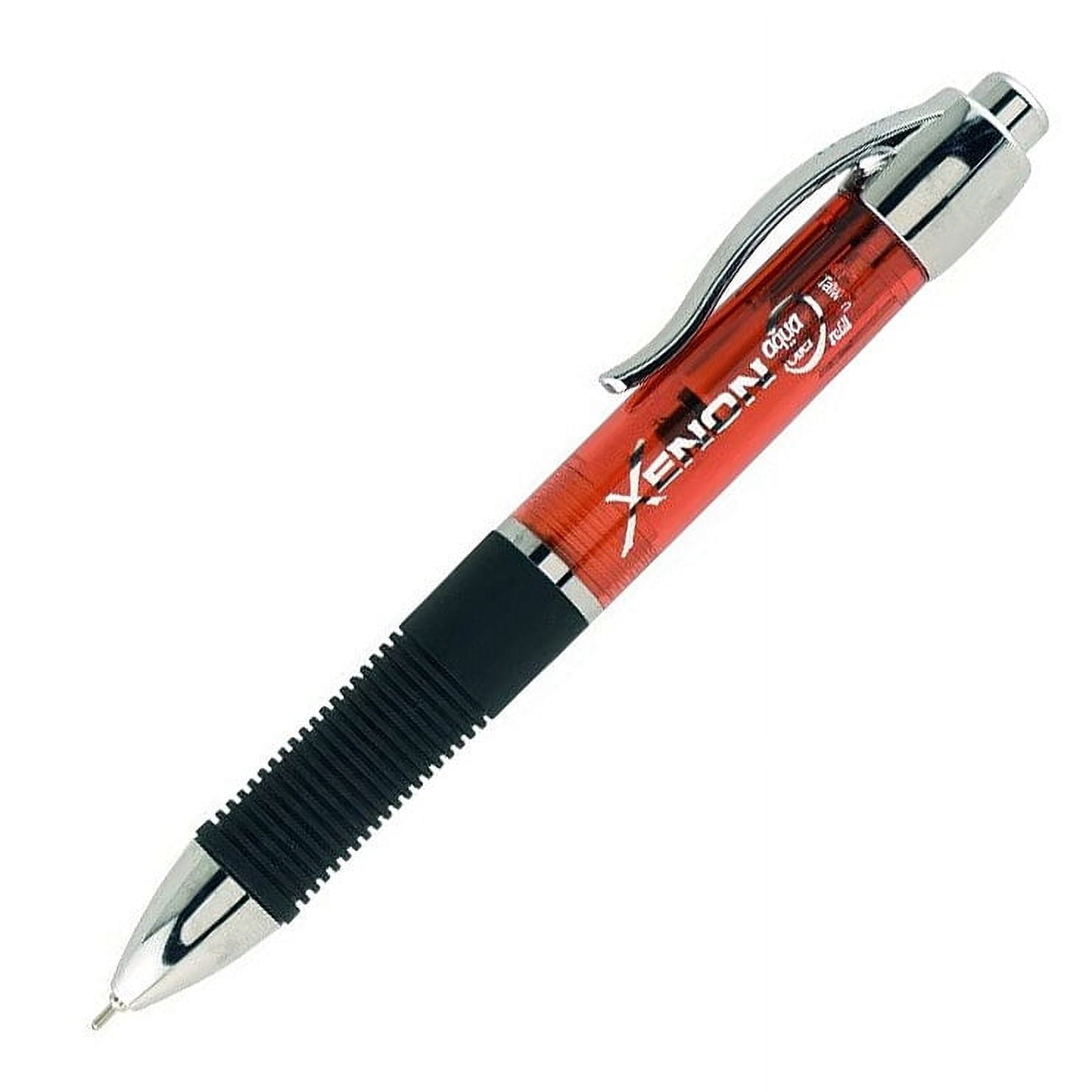 XENON trade archival black-ink retractable Lava-Red aquaroller pen ...