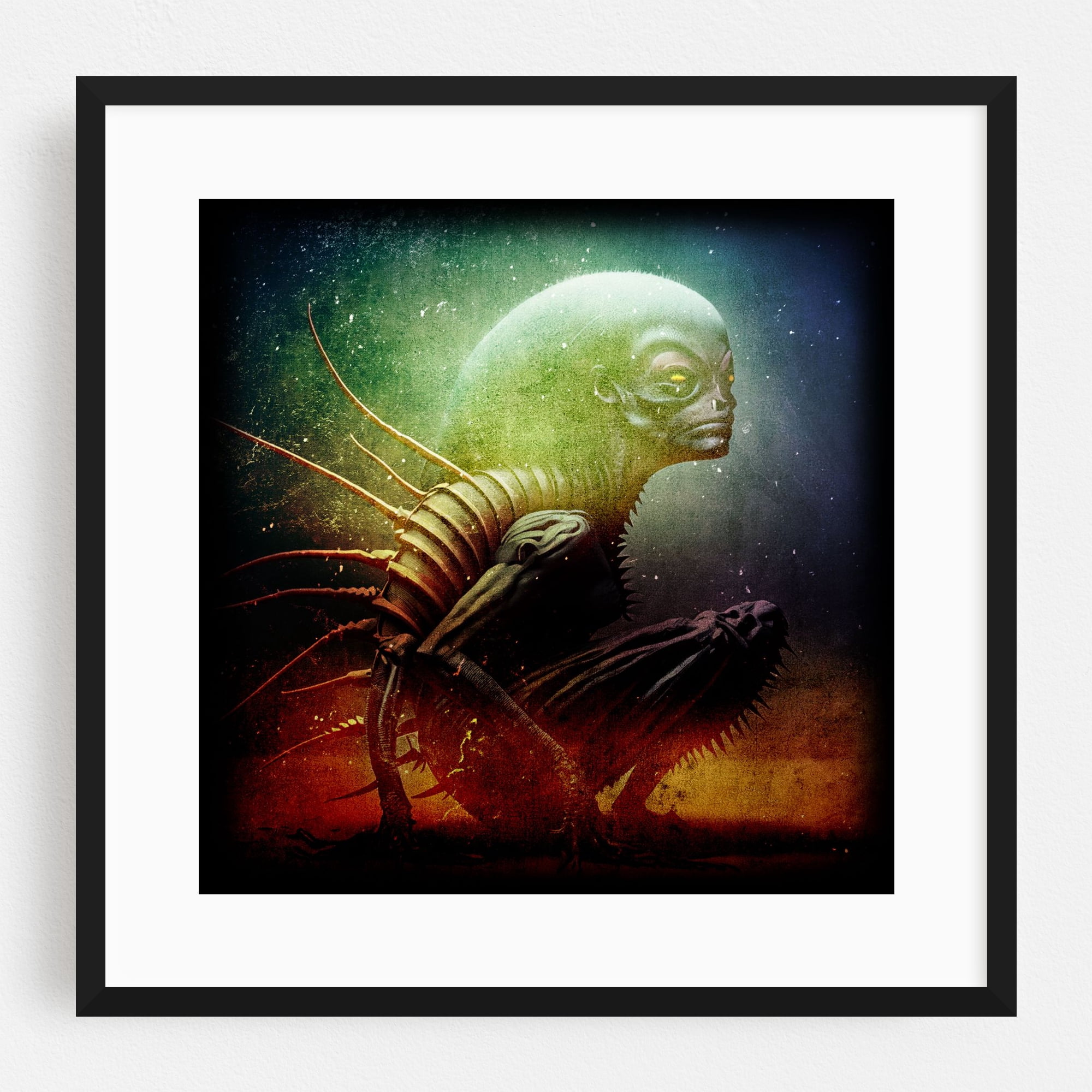 XENOS XXI - an alien entity - Digital Art Surrealism Sci-Fi Psychedelic ...