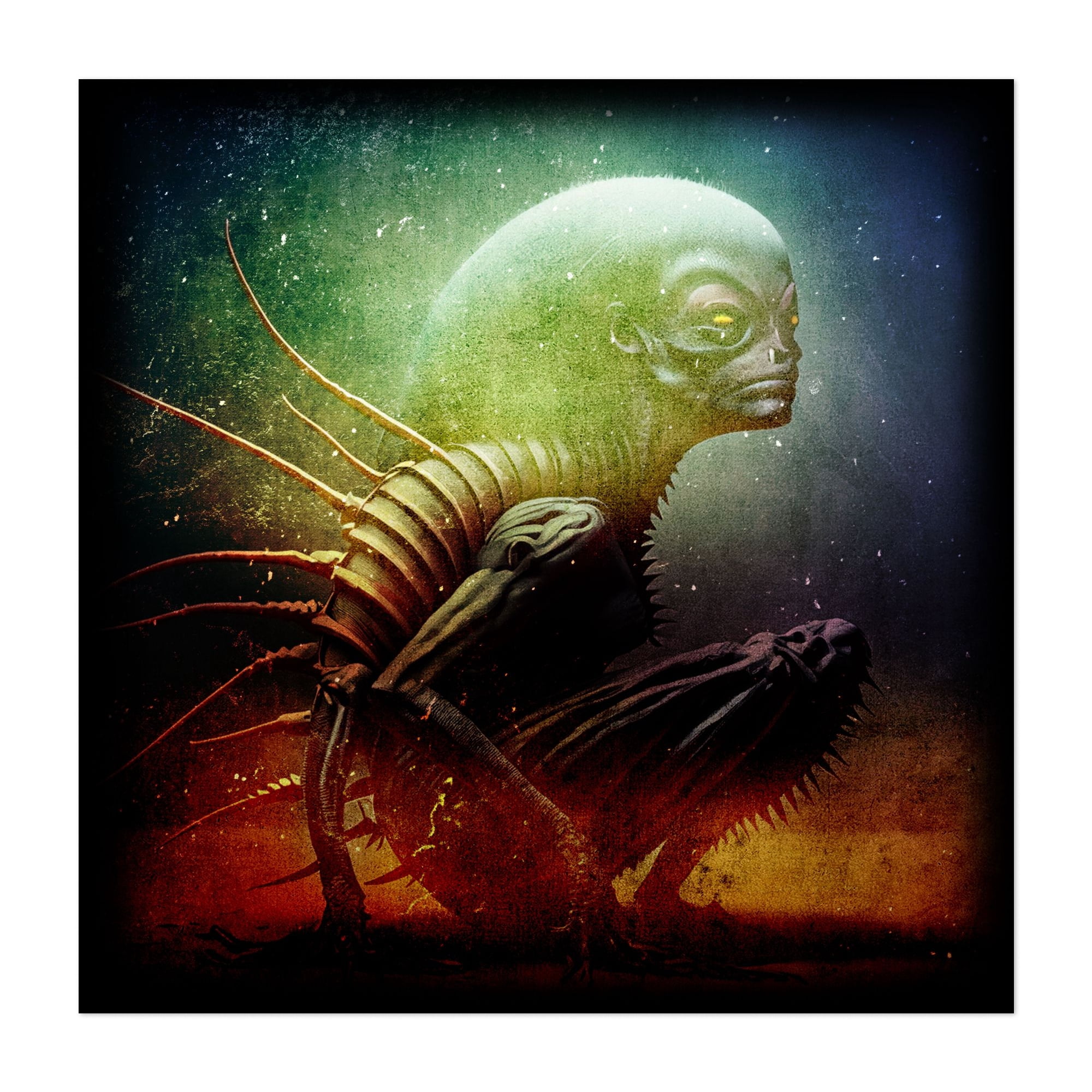 XENOS XXI - an alien entity - Digital Art Surrealism Sci-Fi Psychedelic ...
