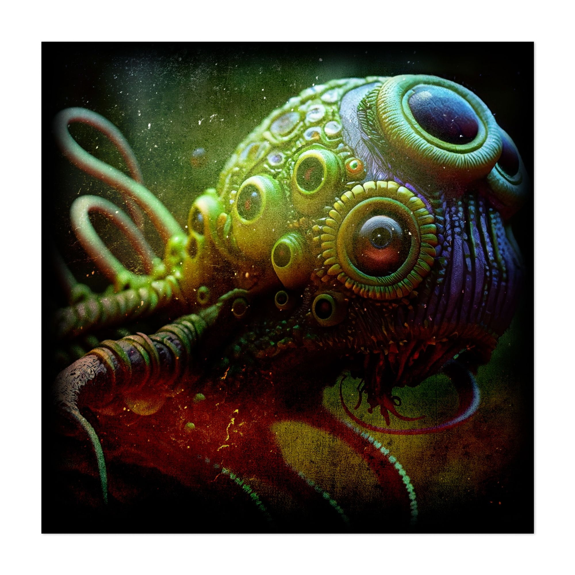 XENOS XXIV - an alien entity - Digital Art Surrealism Psychedelic ...
