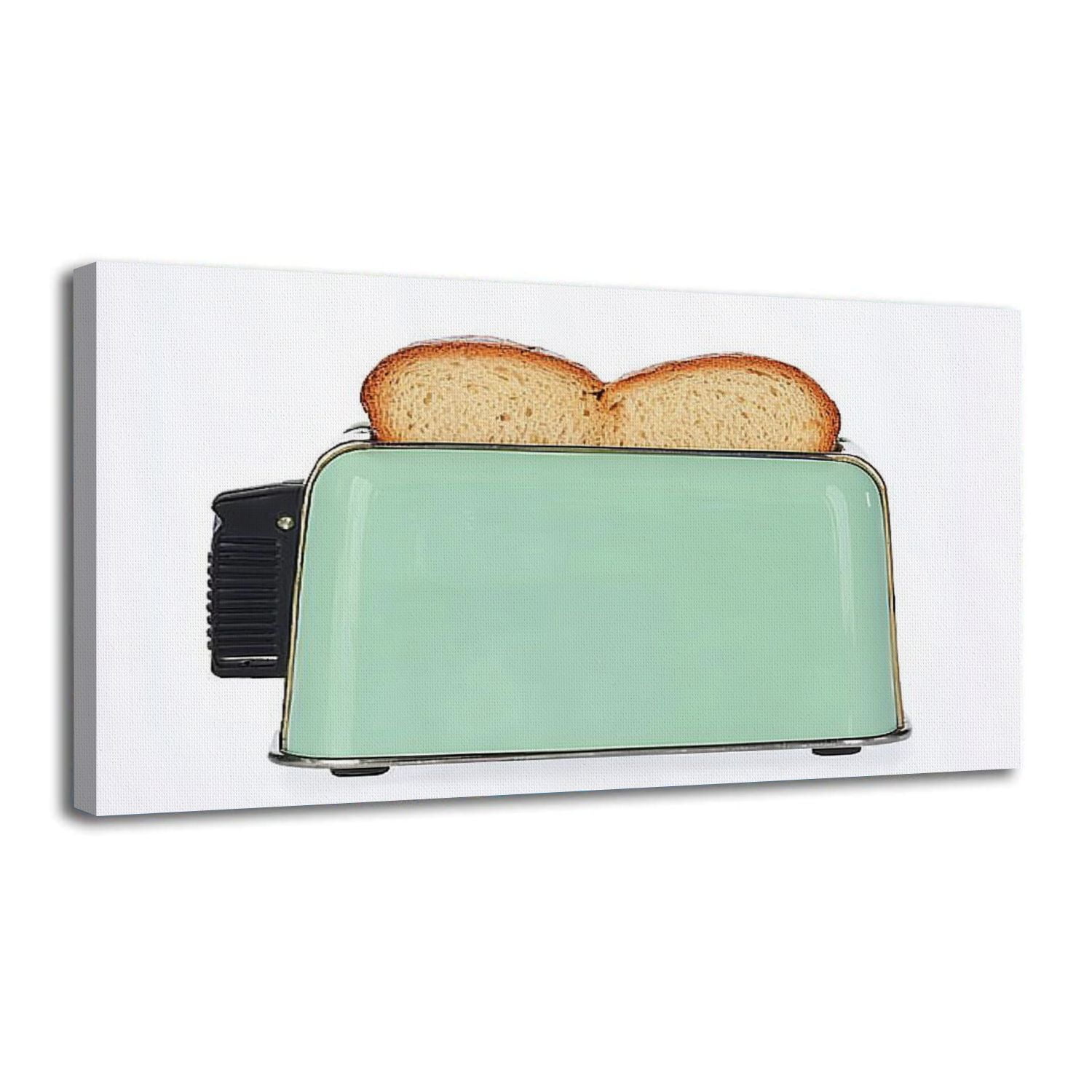 XEOSLKRH Wall Art Canvas Decor Print Little Green Toaster Path Art ...