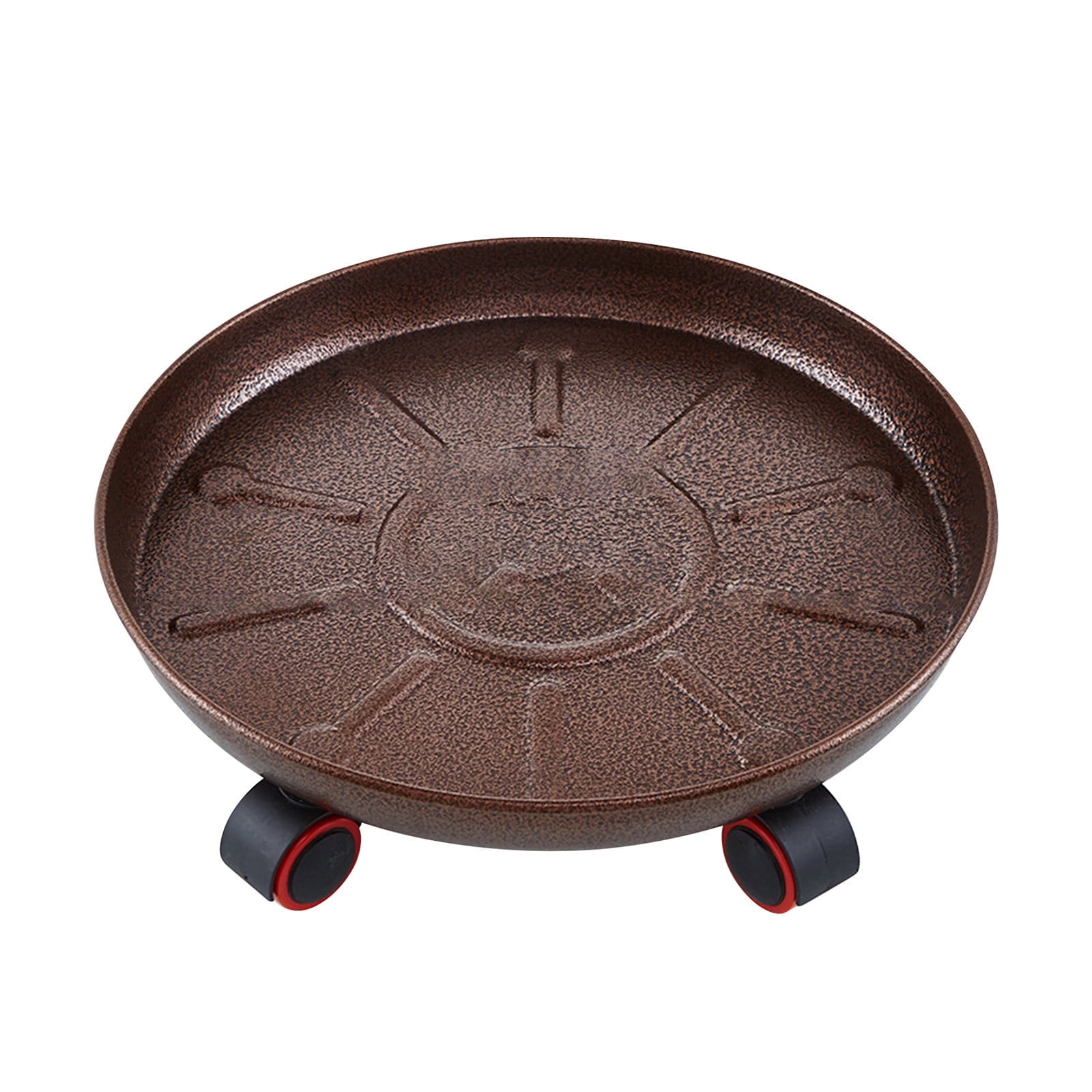 XEOVHV 10" Round Plant Stand with Lockable Wheels, Heavy Duty for ...