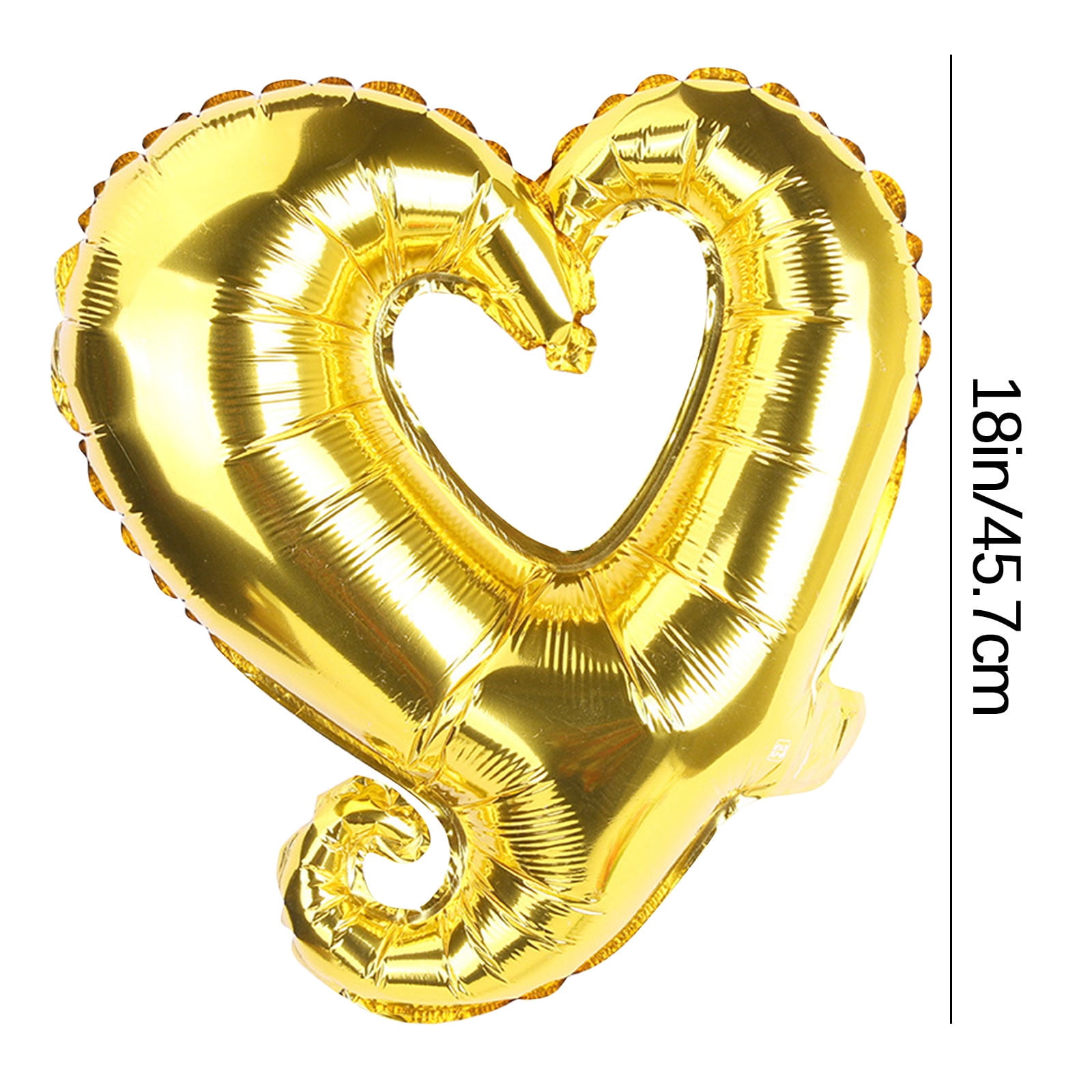 XEOVHV 4pc 18 inch Heart Balloon Hollow - Heart Shaped Balloon, Large ...