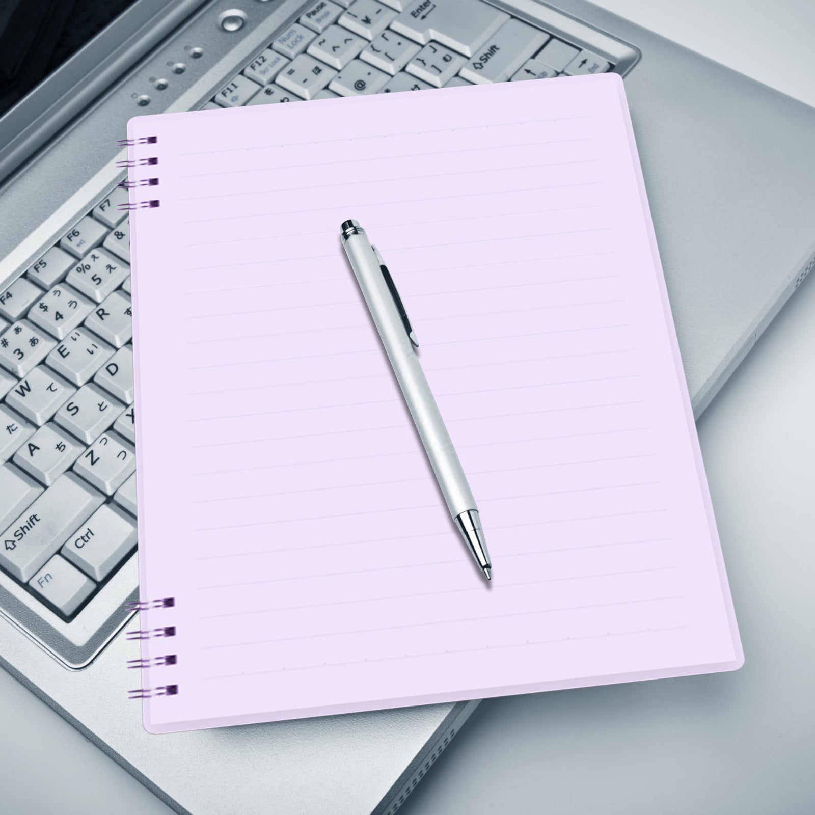 XEOVHV A5 Spiral Notebook College Ruled, Aesthetic Lined Notebooks with ...