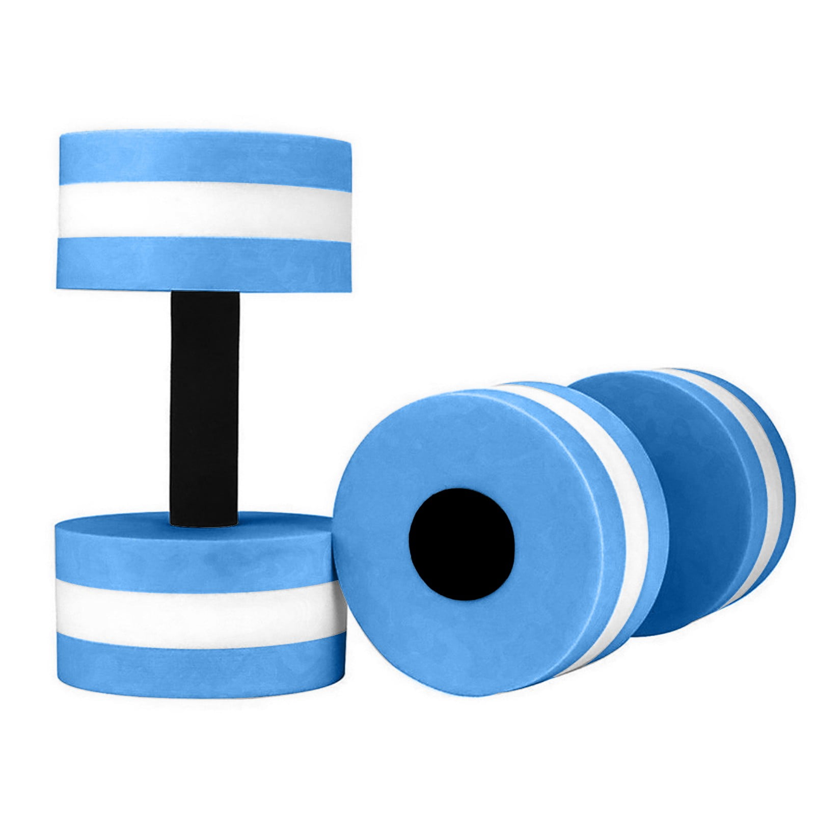 XEOVHV Aquatic Dumbells, 2PCS Water Aerobic Exercise Foam Dumbbell Pool ...