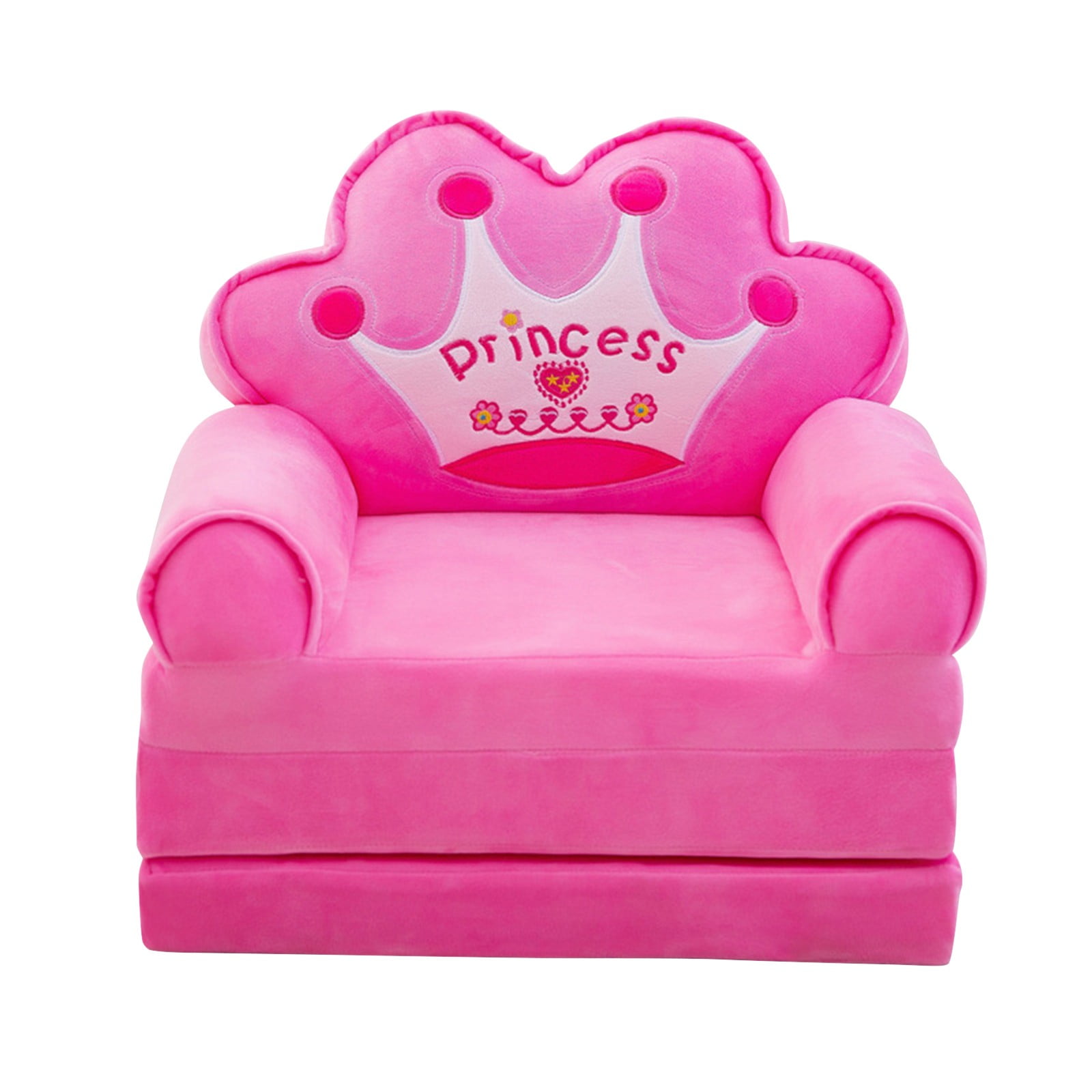 XEOVHV Children Sofa Princess Girl Baby Folding Seat Recliner Boy ...