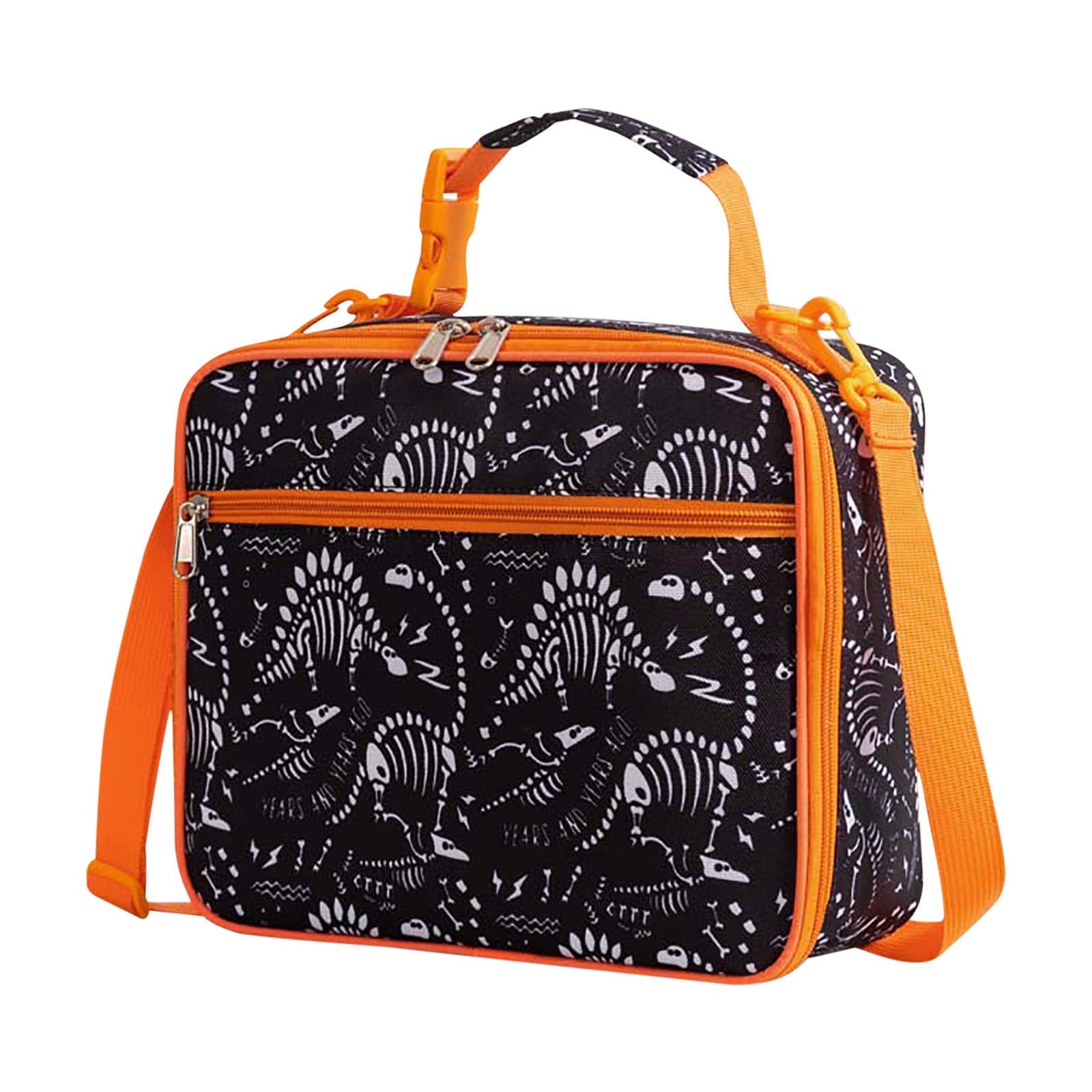 XEOVHV Dinosaur Lunch Bag, Reusable Cute Lunch Box Insulated Kids ...