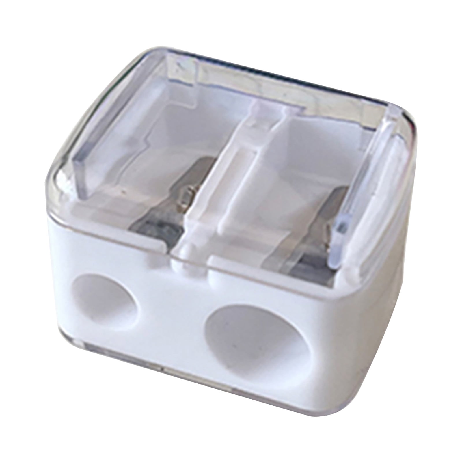XEOVHV Dual-Pencil Sharpener - Metal Bevelled Double Hole Pencil ...