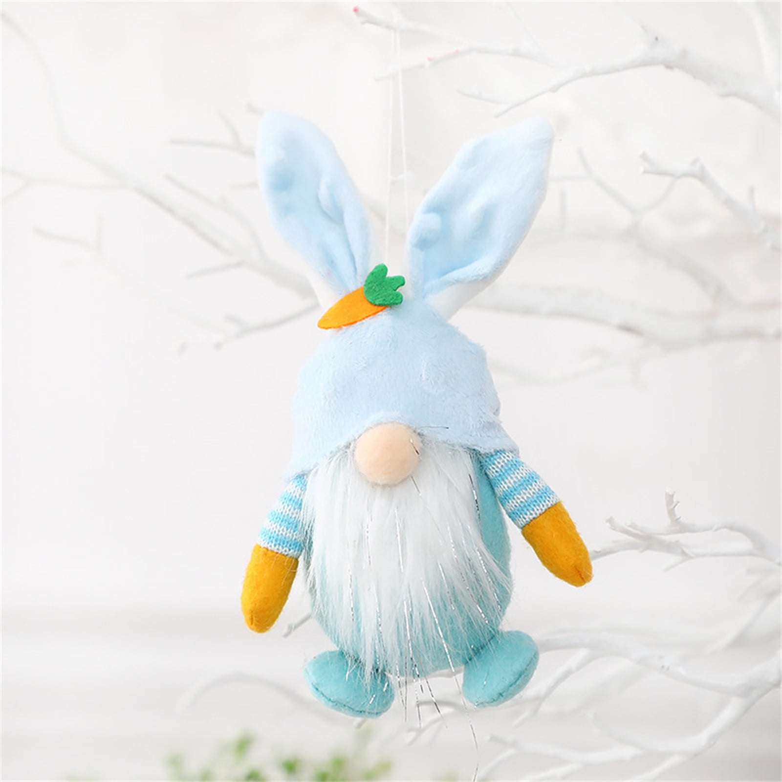 XEOVHV Easter Gnomes Decorations, Plush Easter Bunny Handmade Swedish ...