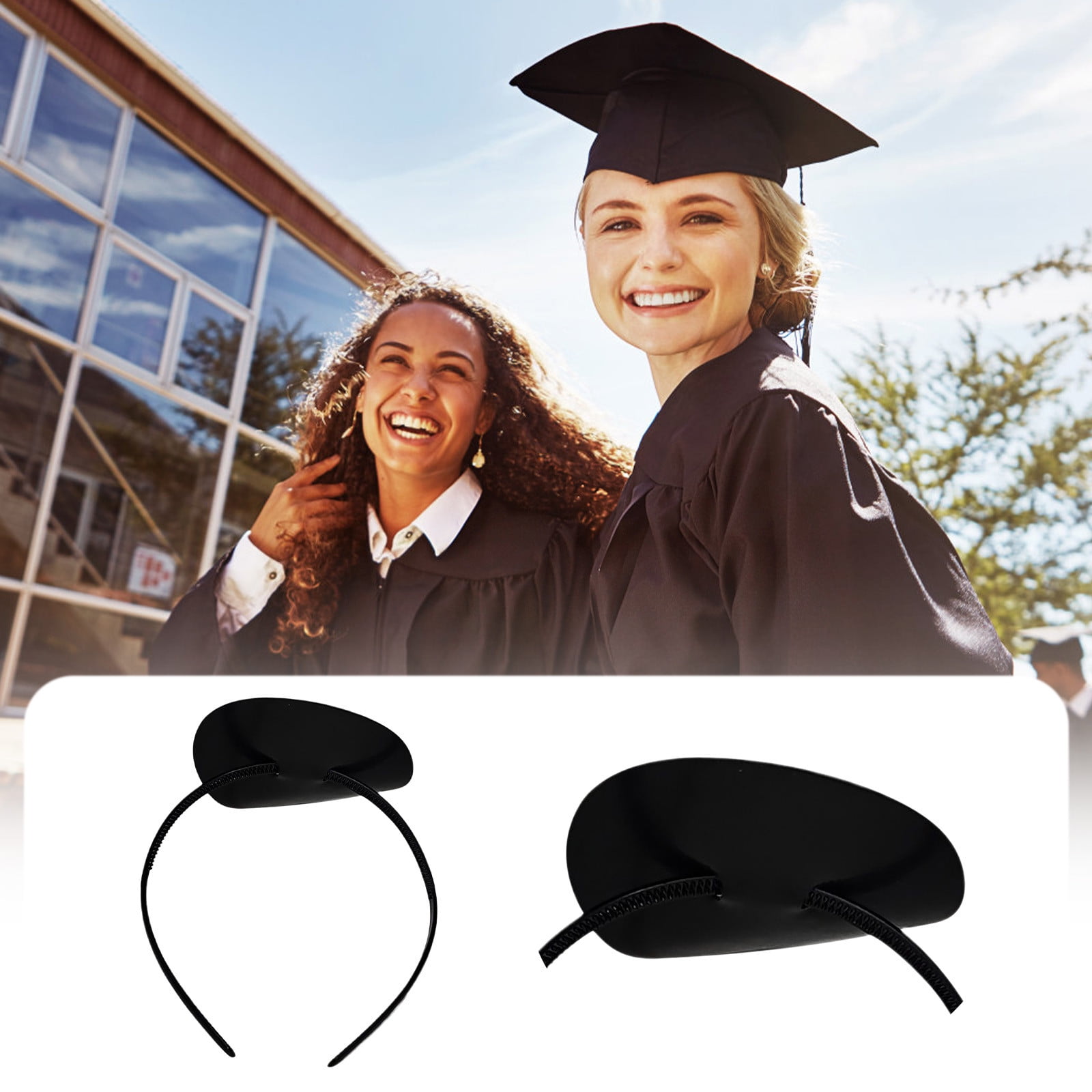 XEOVHV Graduation Cap Headband, Firm Anti-Fall Hairband for Graduation ...